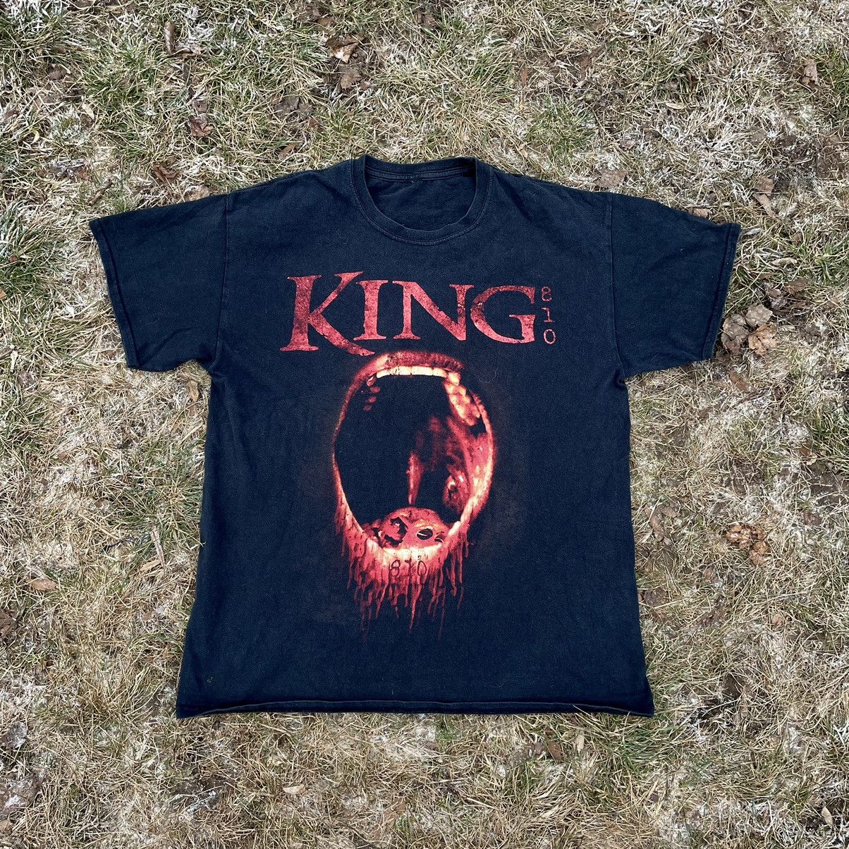 Band Tees × Streetwear × Vintage Vintage Y2K King Vamp Horror Face Band ...