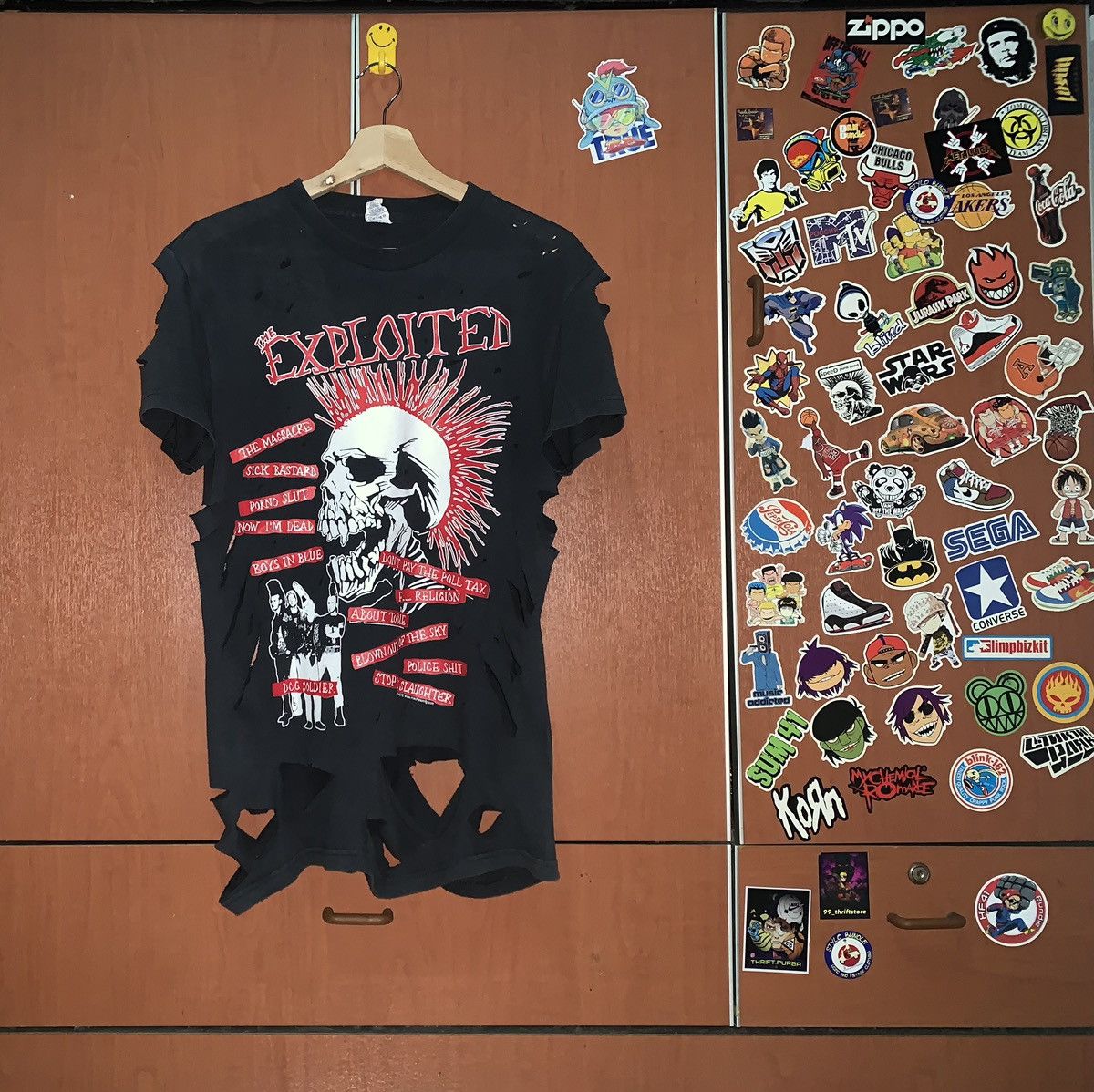 Vintage 🔥Distressed-Vintage THE EXPLOITED BAND T-shirt | Grailed