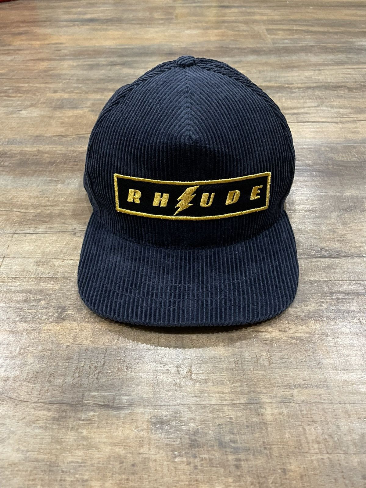Rhude RARE Rhude 1st Place Hat Snapback Corduroy Podium Racing | Grailed