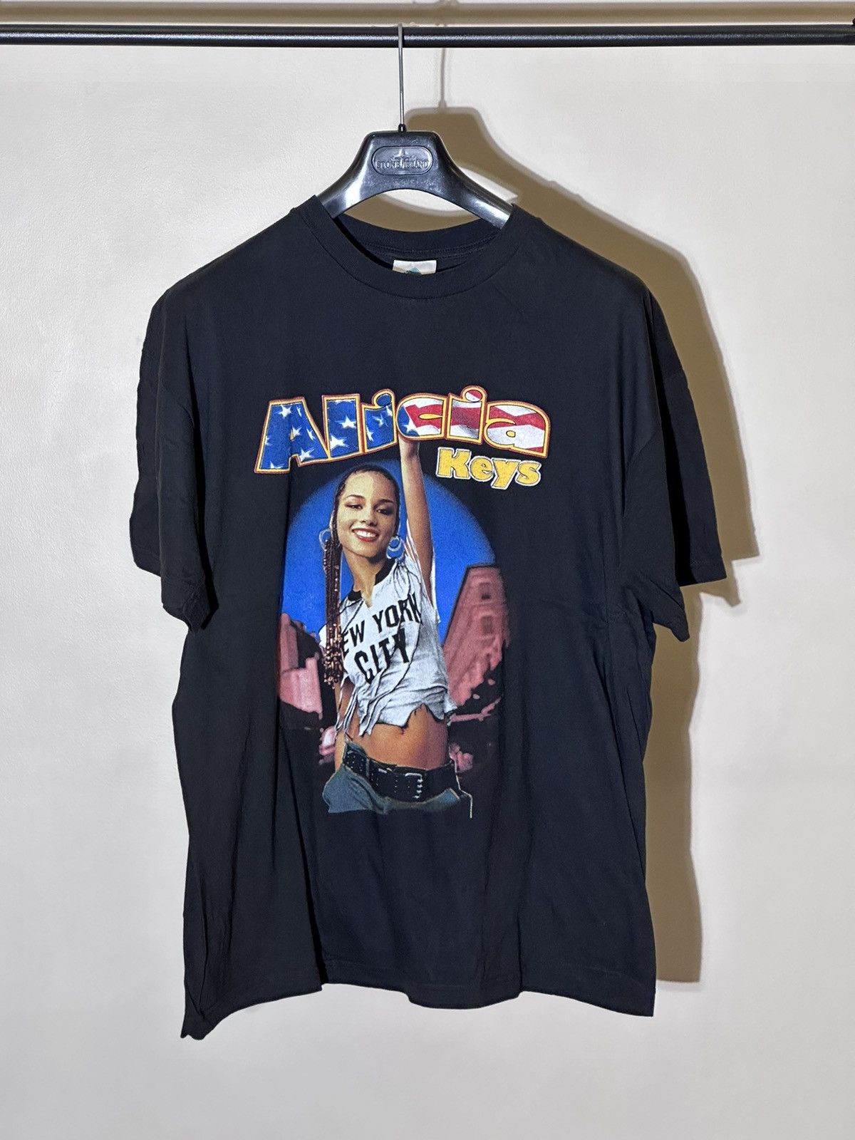 Band Tees × Vintage Vintage 2000s Alicia Keys Rap T-Shirt | Grailed