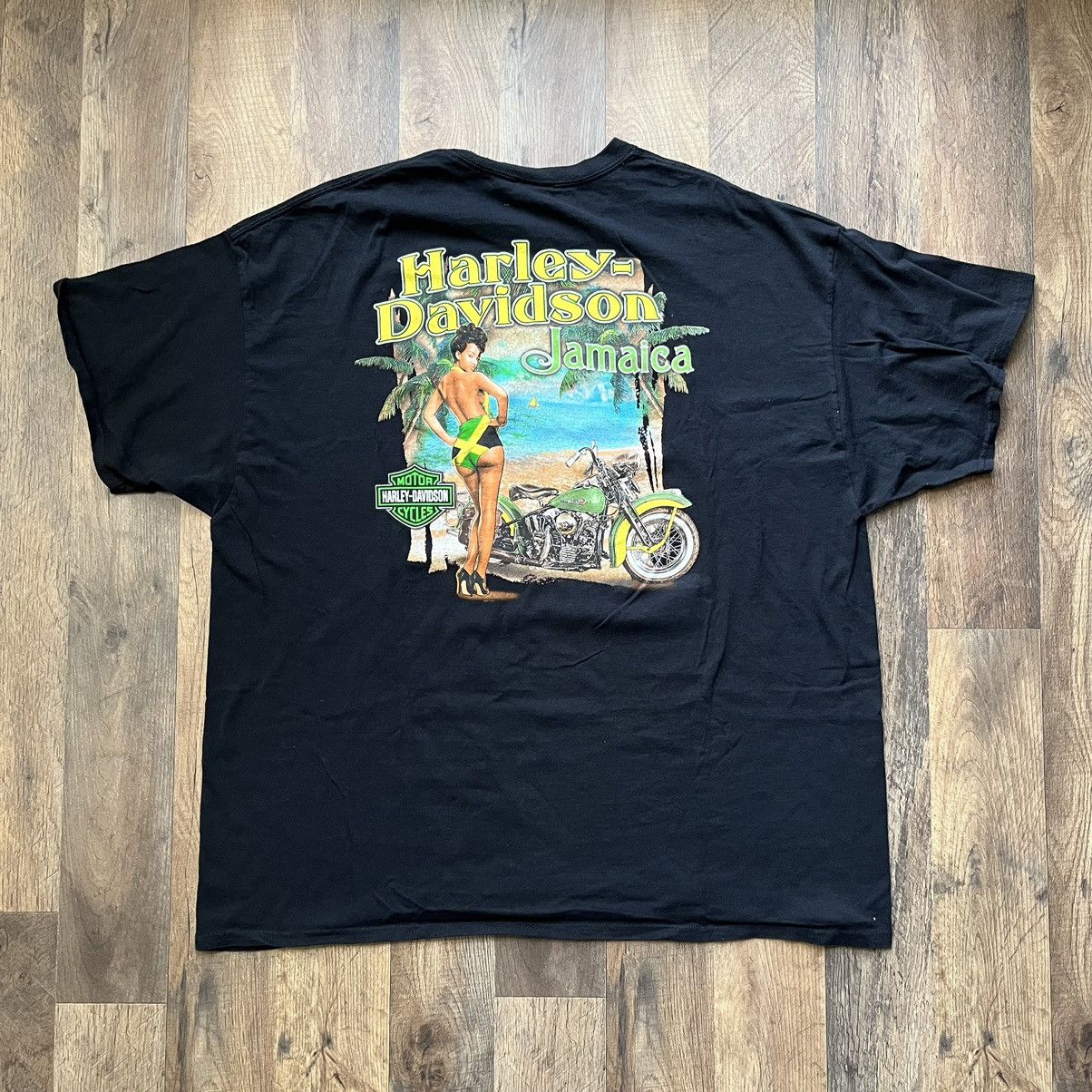 Harley Davidson Crazy Y2K Harley Davidson Jamaica Shirt XL | Grailed