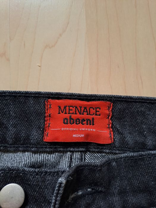 Menace Menace x Absent Target Practice Denim Black | Grailed