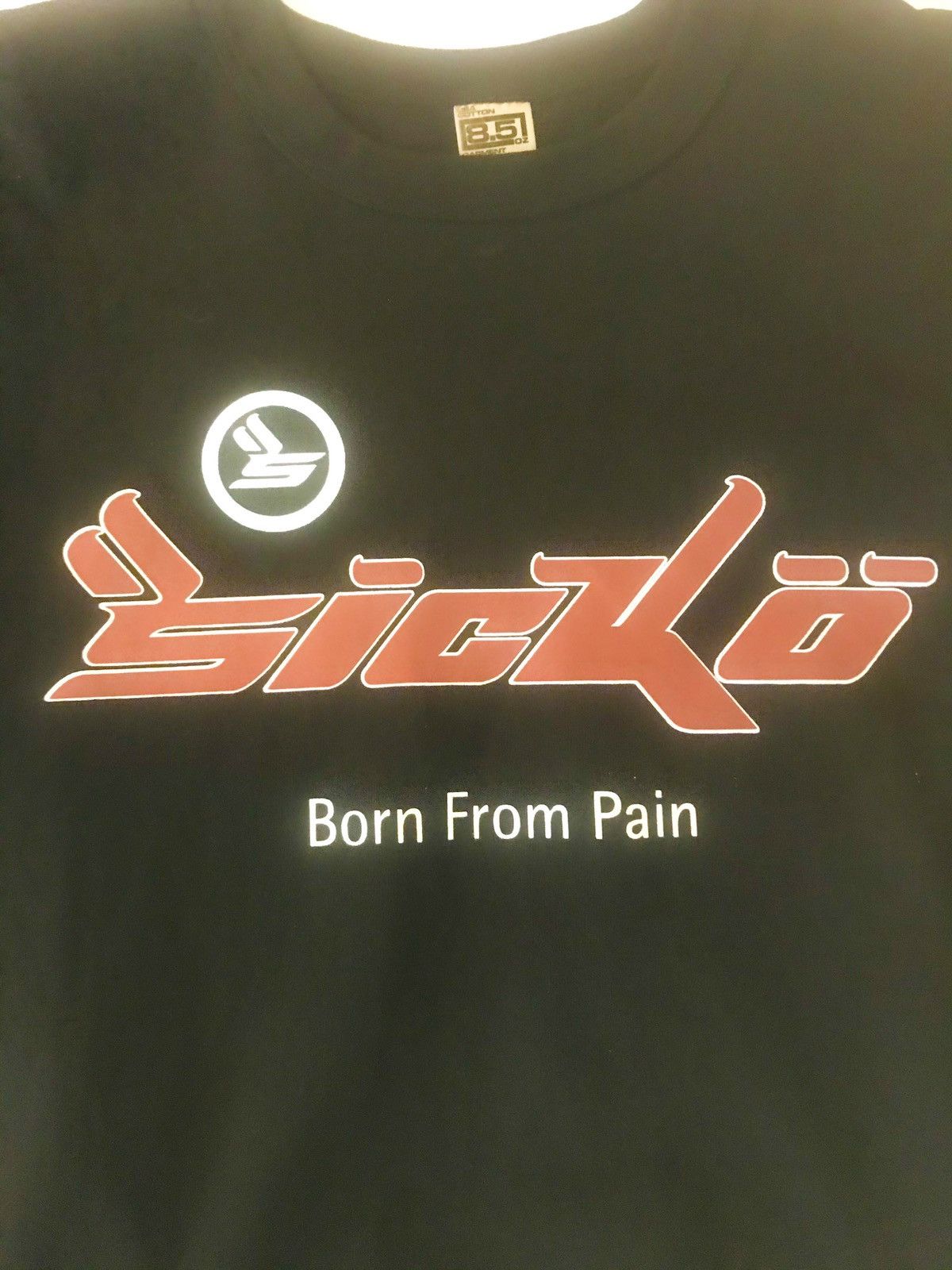 Hypebeast × Streetwear × Vintage Sicko Born From Pain Black/Brown Logo ...