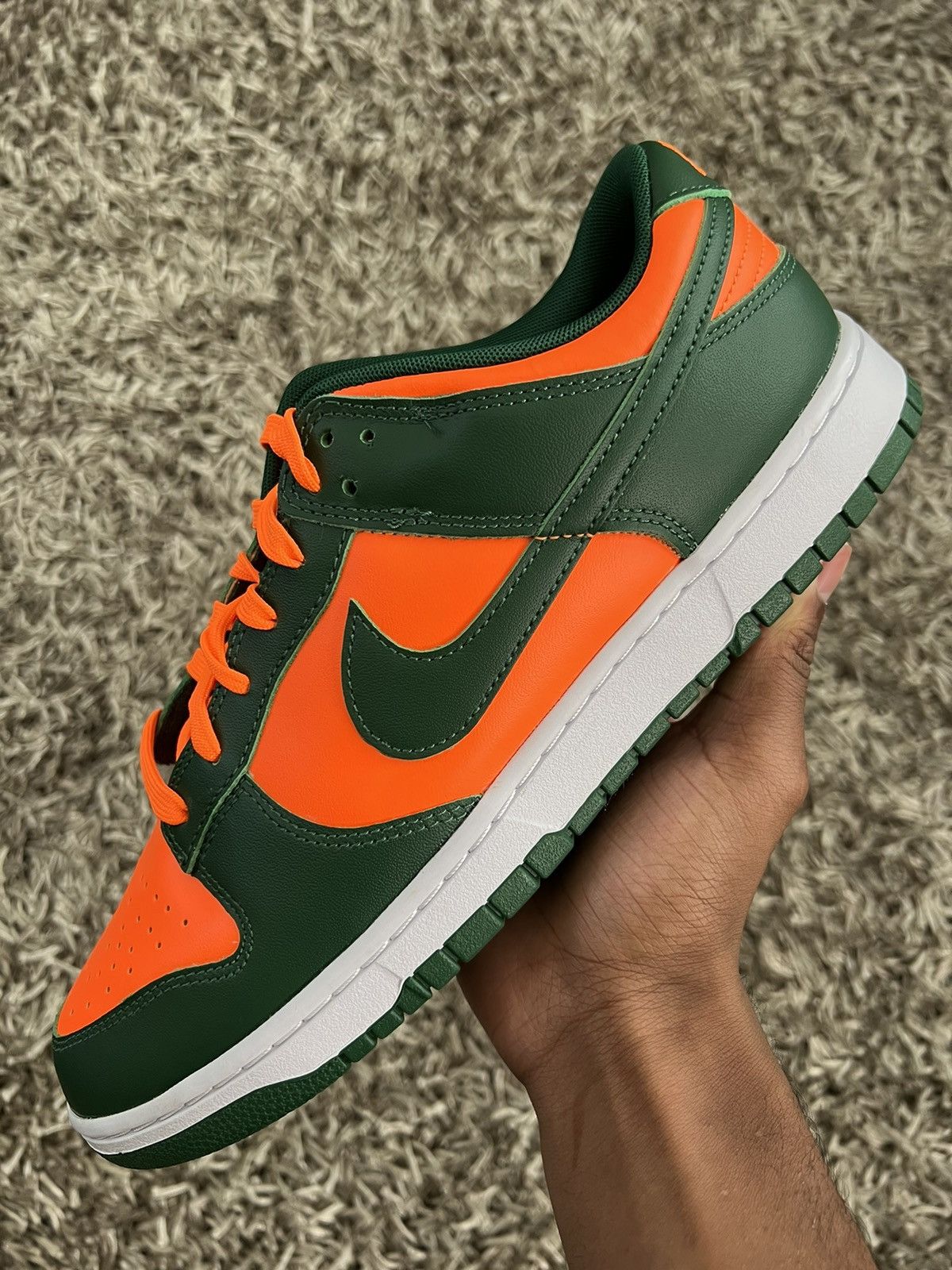 Nike Nike Dunk Low Miami Hurricanes | Grailed