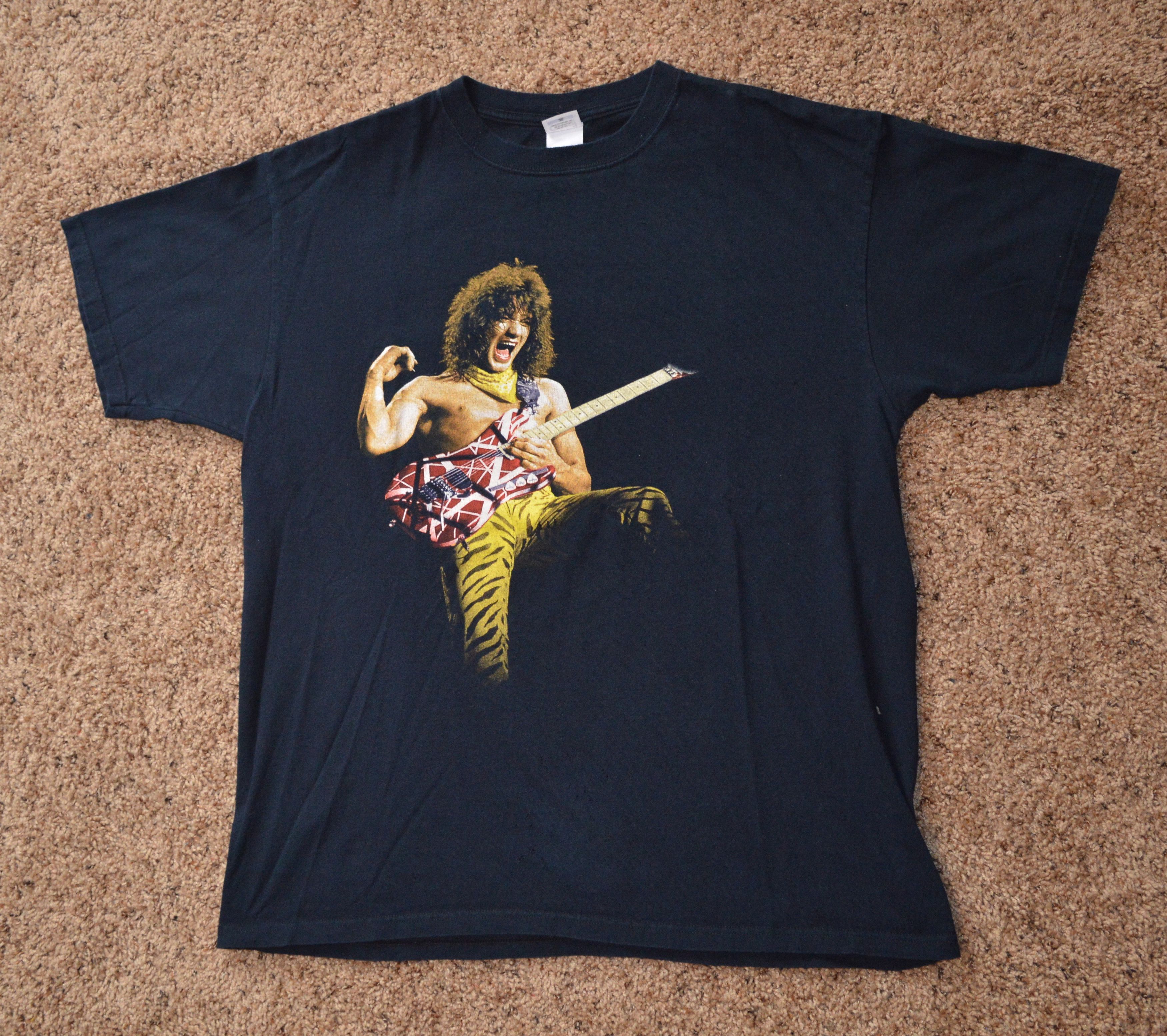 Vintage Vintage Eddie Van Halen EVH Guitar Graphic Shirt | Grailed