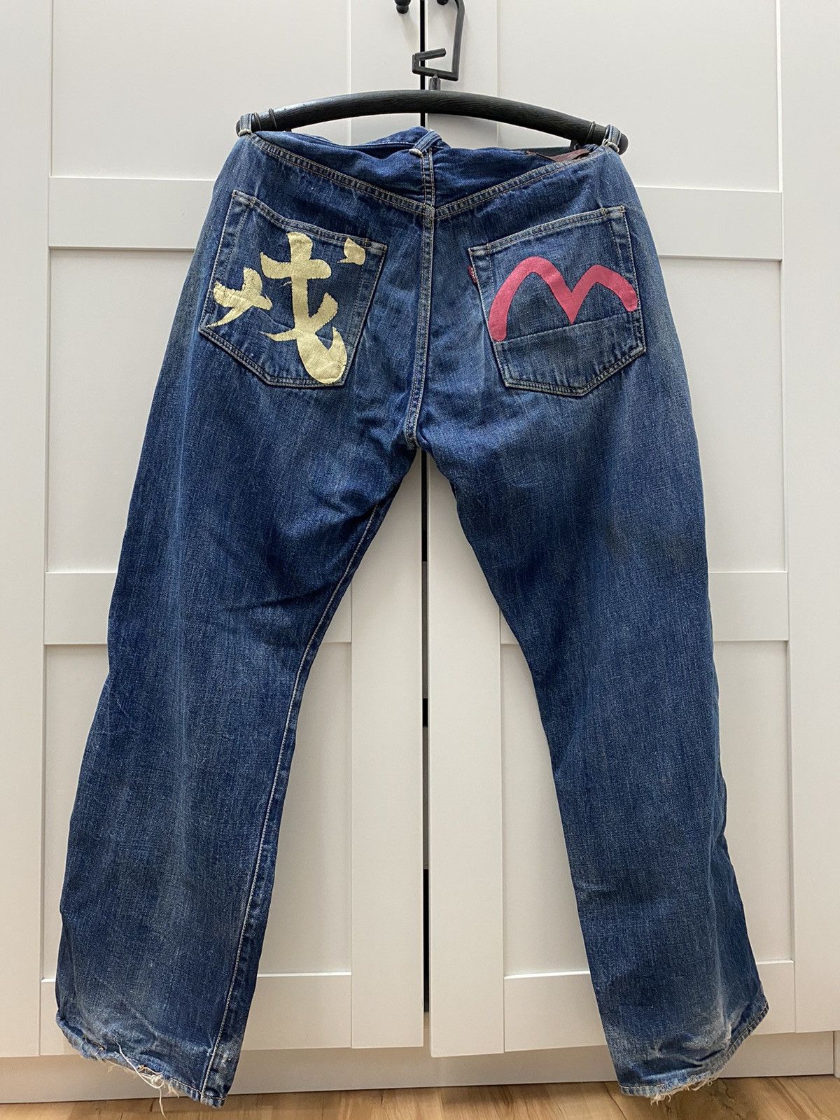 Distressed Denim × Evisu × Vintage Vintage evisu made in Japan jeans | Grailed