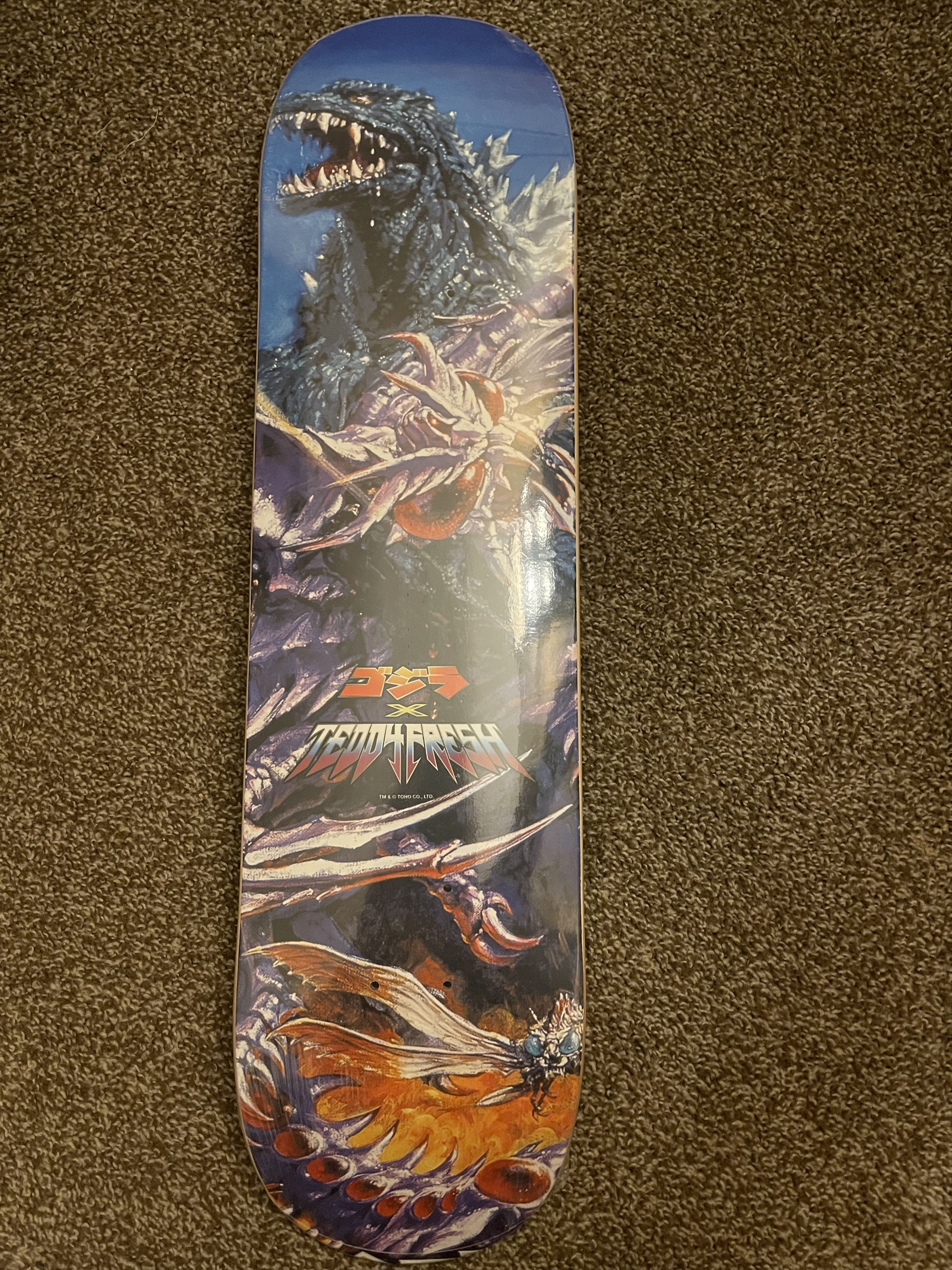 Movie × Teddy Fresh *New* Teddy Fresh TF x Godzilla Skate Deck | Grailed