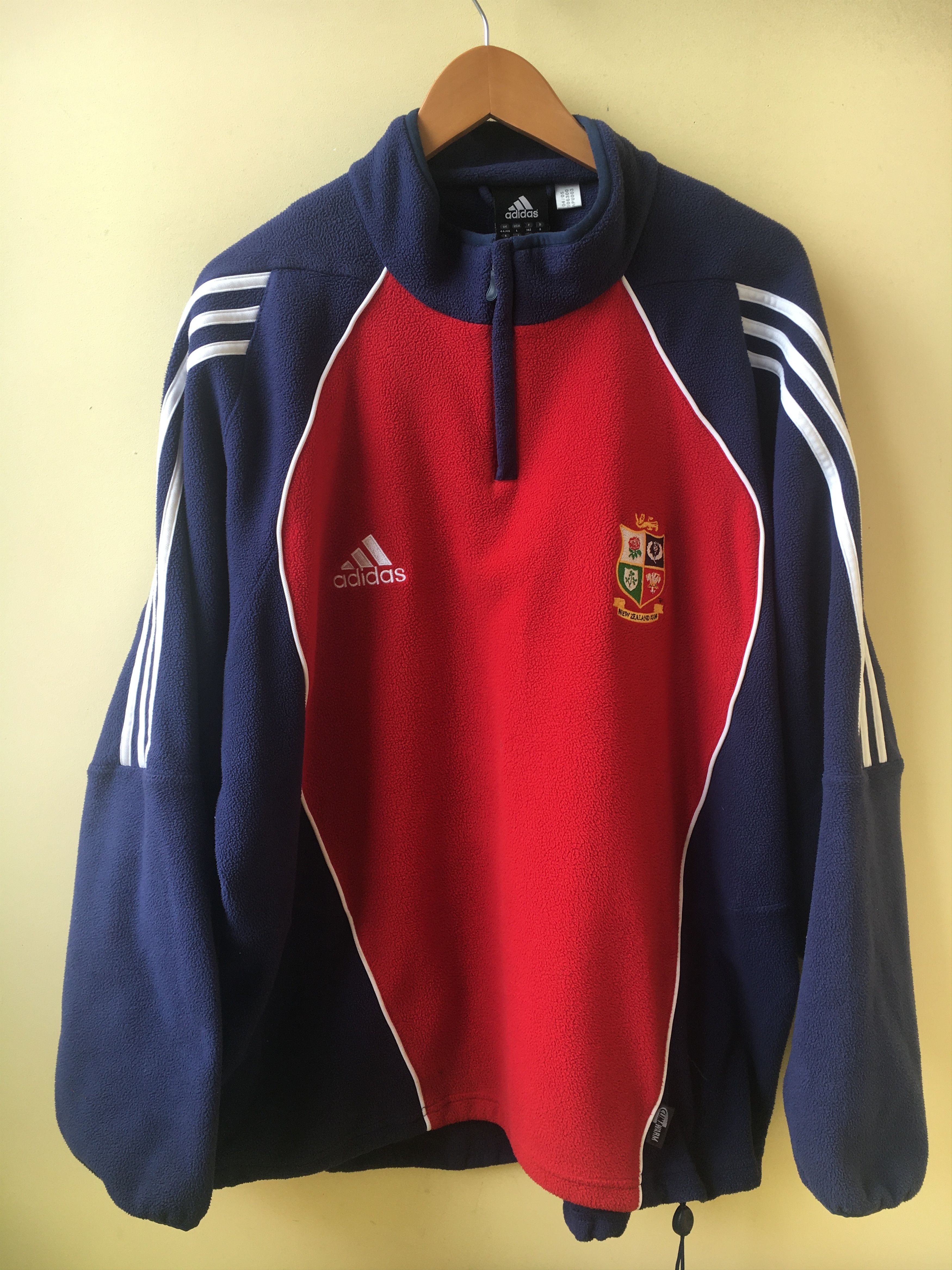 Adidas British Irish Lions Adidas rugby fleece anorak jacket | Grailed
