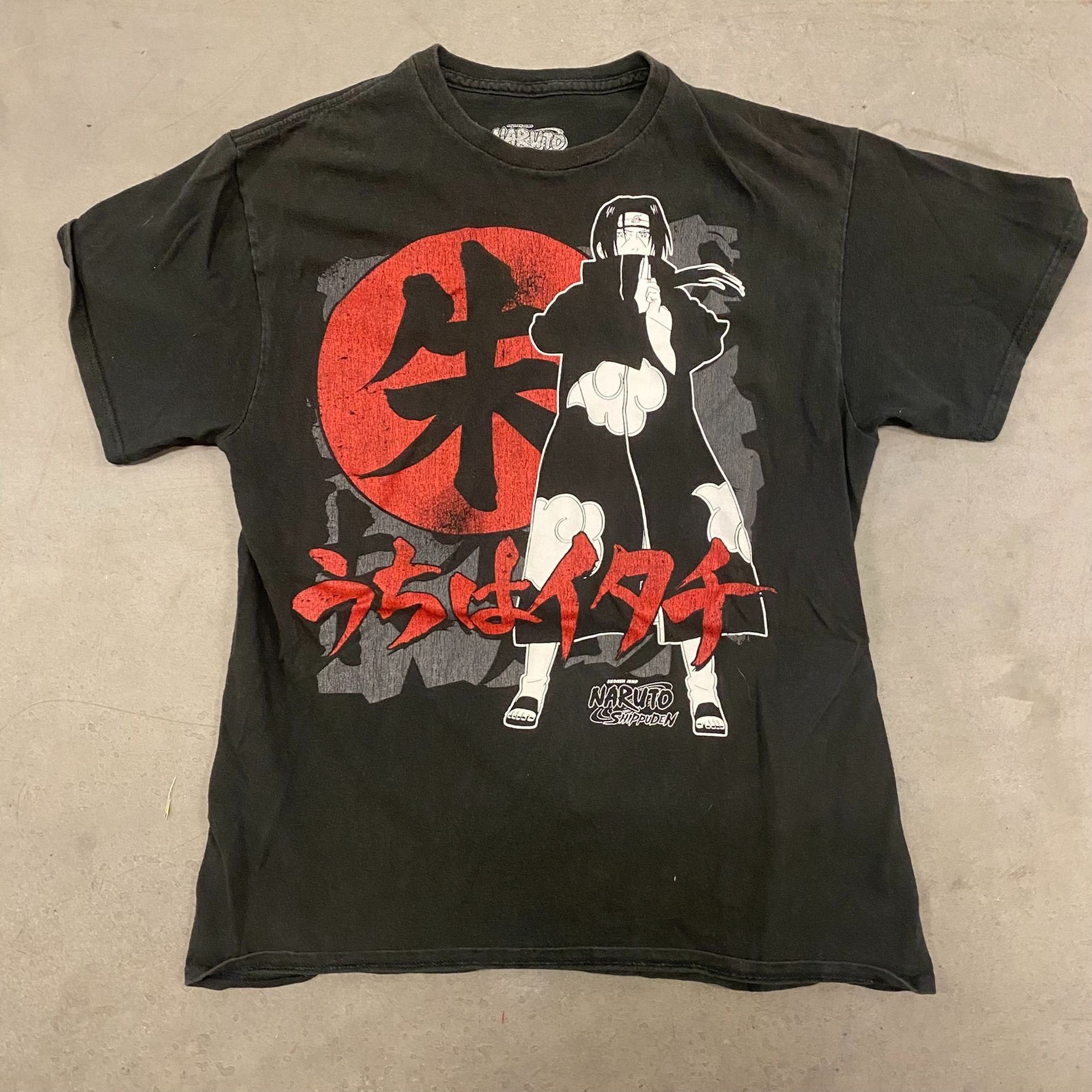 Vintage Crazy Vintage Naruto Itachi Akatsuki Japan Anime T-Shirt | Grailed