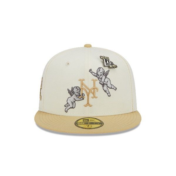 New Era JON STAN X NEW ERA New York Mets Cherub Fitted Sz.7 New Era JON STAN X NEW ERA New York Mets Cherub Fitted Sz.7