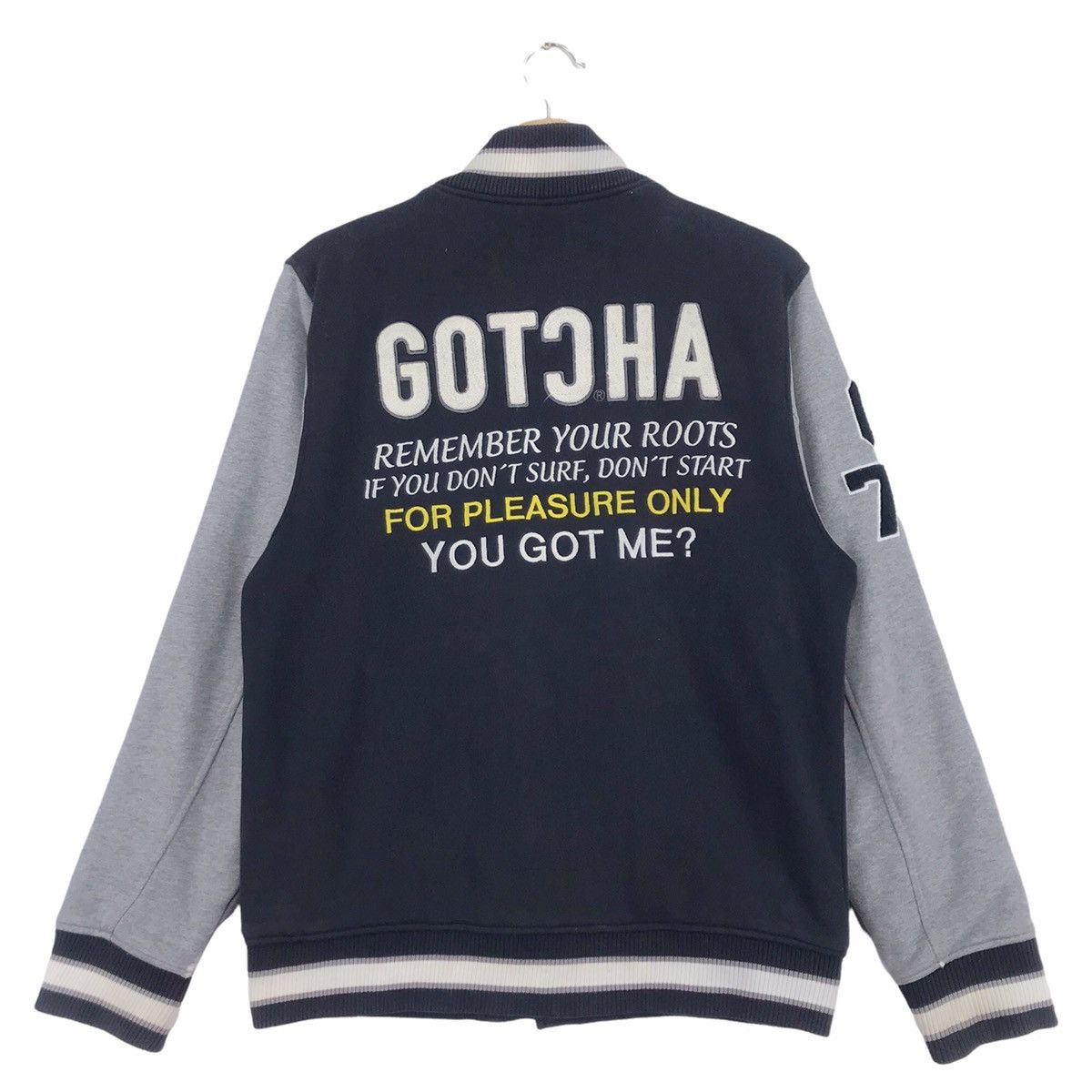 Gotcha × Vintage Vintage Gotcha Surfwear Varsity Jacket | Grailed