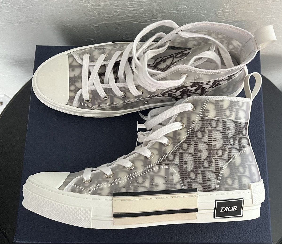 Dior Christian Dior High Top Converse | Grailed