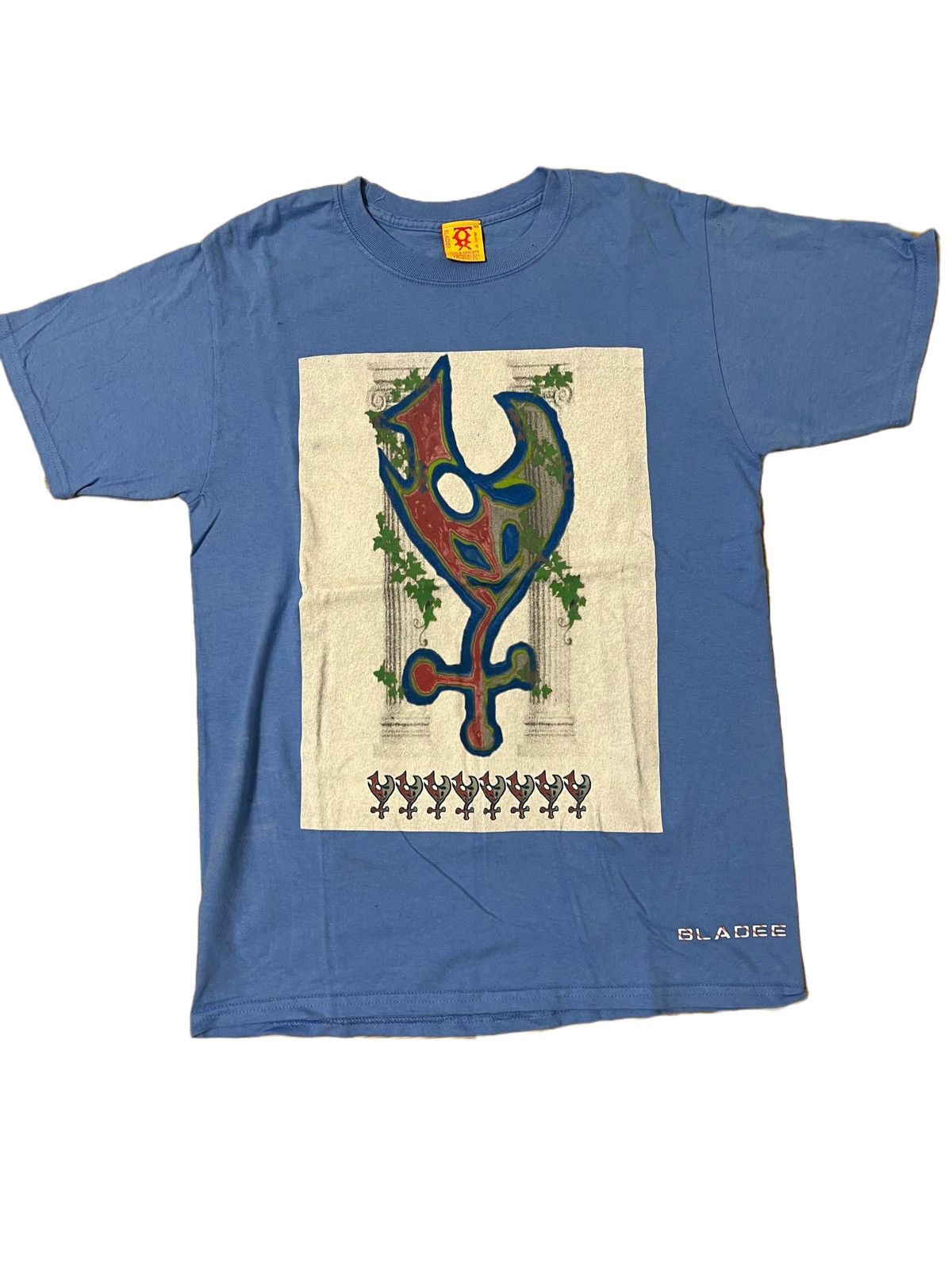 Drain Gang bladee blue sprite t shirt | Grailed