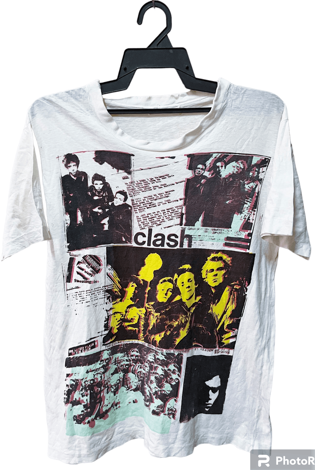 Archival Clothing × Band Tees × Vintage 80s THE CLASH FIFTH COLUMN T ...