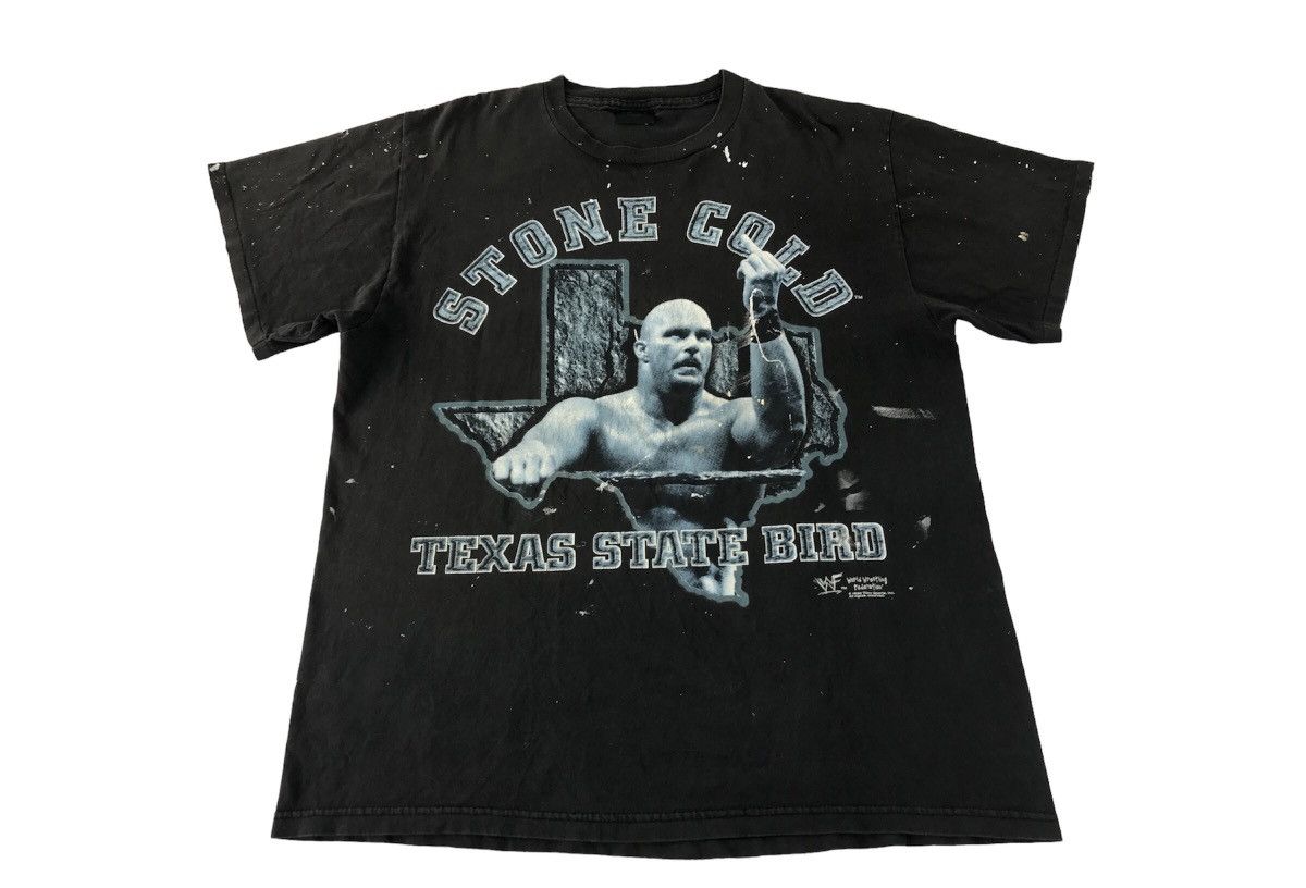 Streetwear × WWE × WWF 90s WWF Stone Cold Steve Austin Wrestler Texas ...