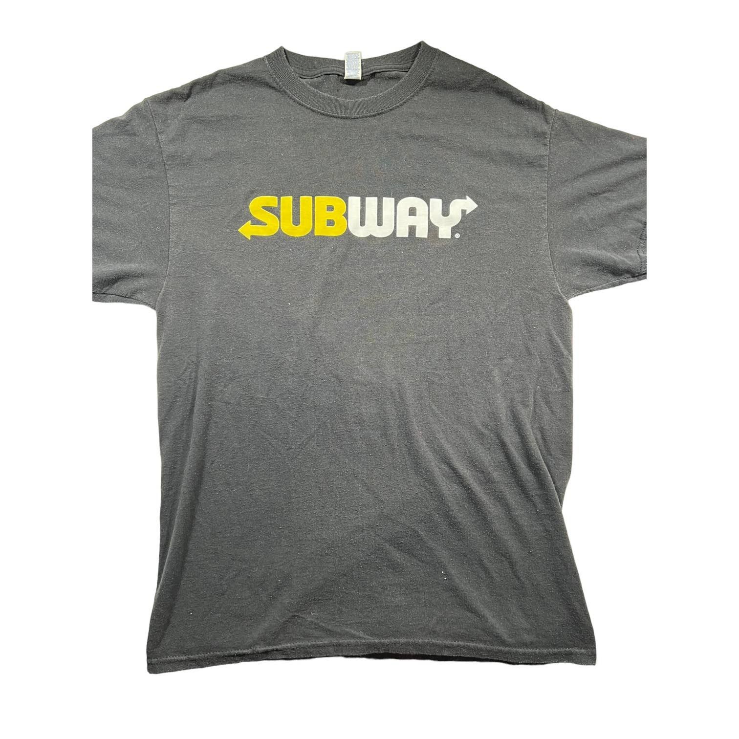 The Unbranded Brand Subway T-Shirt Restaurant Worn Employee Uniform ...