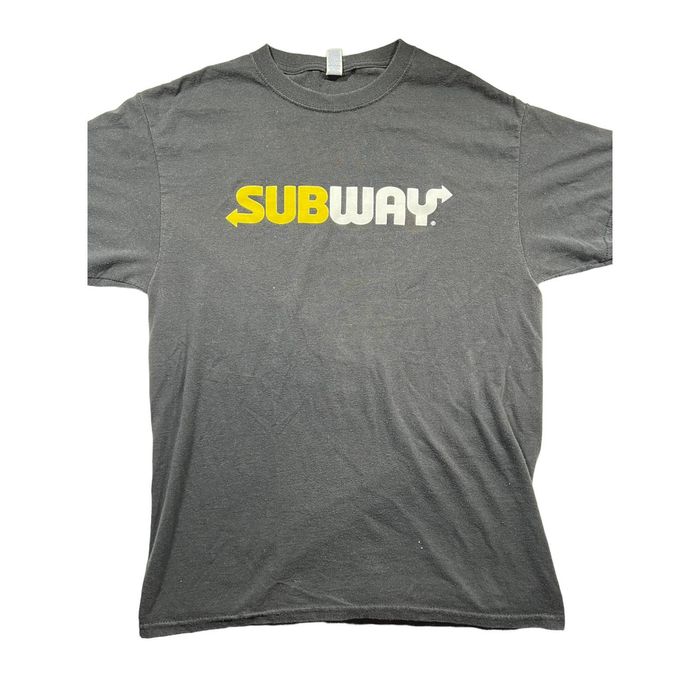 The Unbranded Brand Subway T-Shirt Restaurant Worn Employee Uniform ...