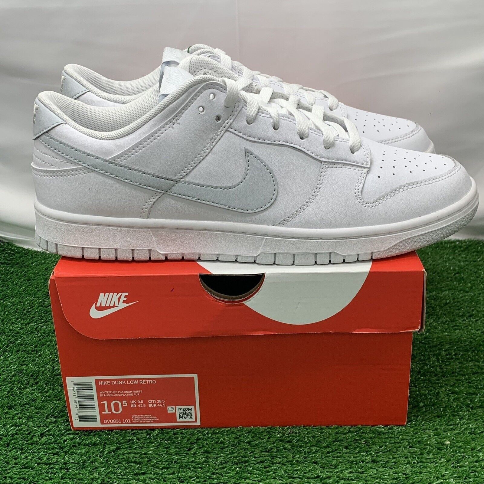 Nike Nike Dunk Low Retro Pure Platinum DV0831-101 Size 10.5 New | Grailed