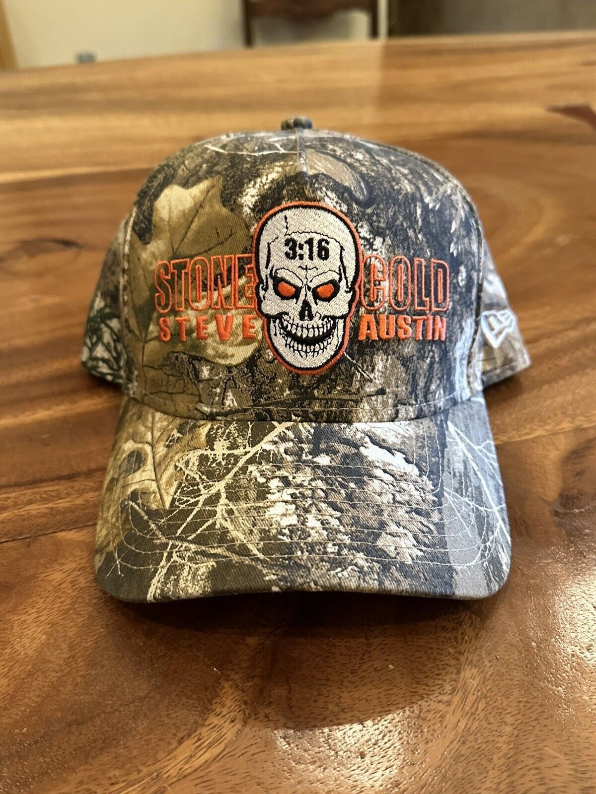 Wwf WWF WWE Stone Cold Steve Austin REAL TREE Camo HAT | Grailed