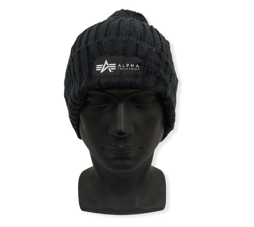 Alpha Industries × Hat × Vintage Vintage Alpha industries Beanie Hat ...