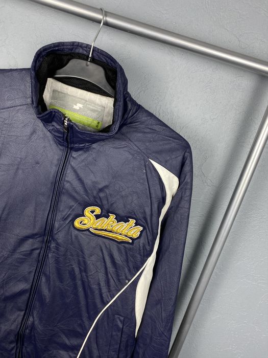 Vintage Sakata Vintage Japanese Baseball Mens Nylon Bomber Jacket | Grailed