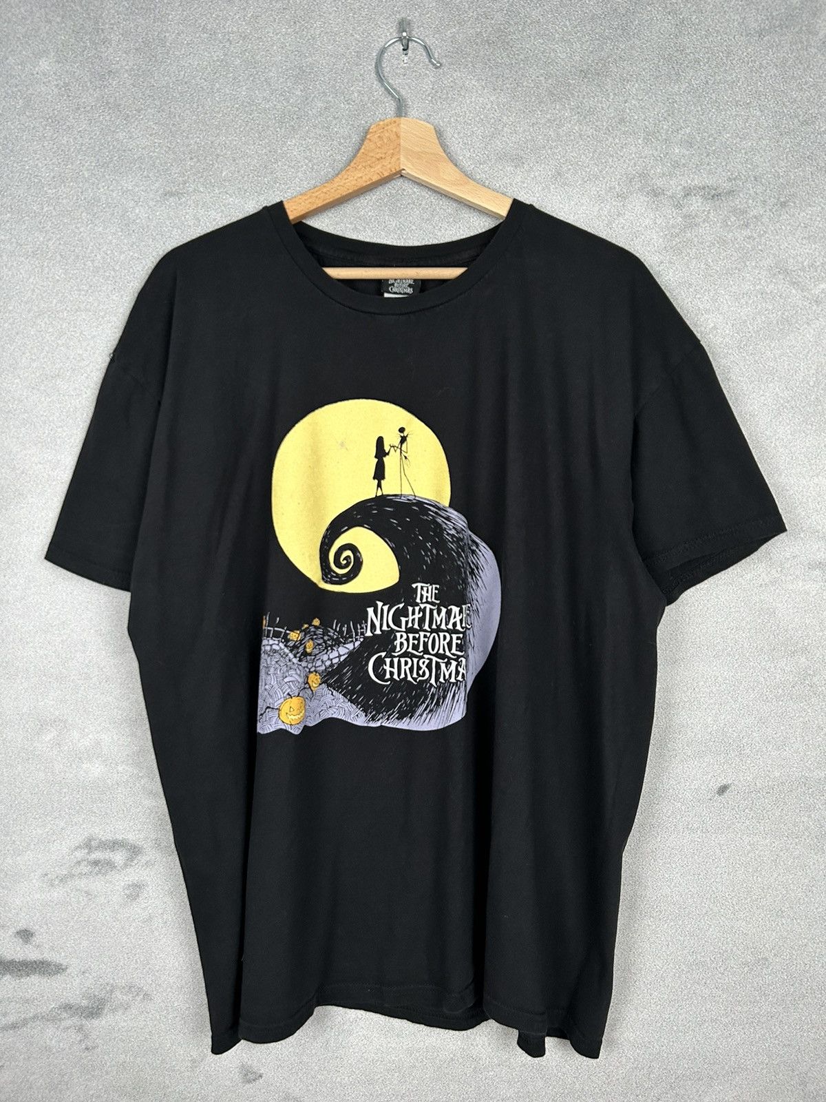 Disney × Movie × Vintage Tim Burton Nightmare Before Christmas Graphic ...