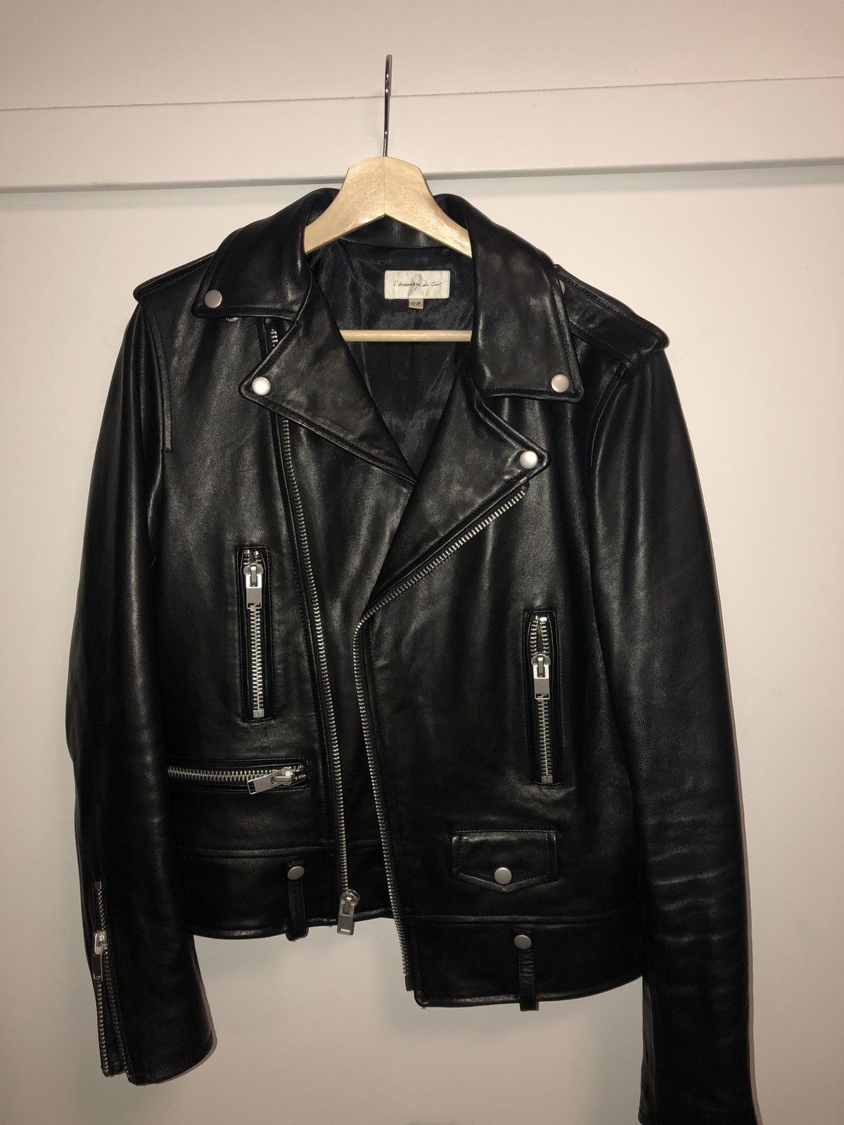 MNML Leather Jacket Moto No.2 | Grailed