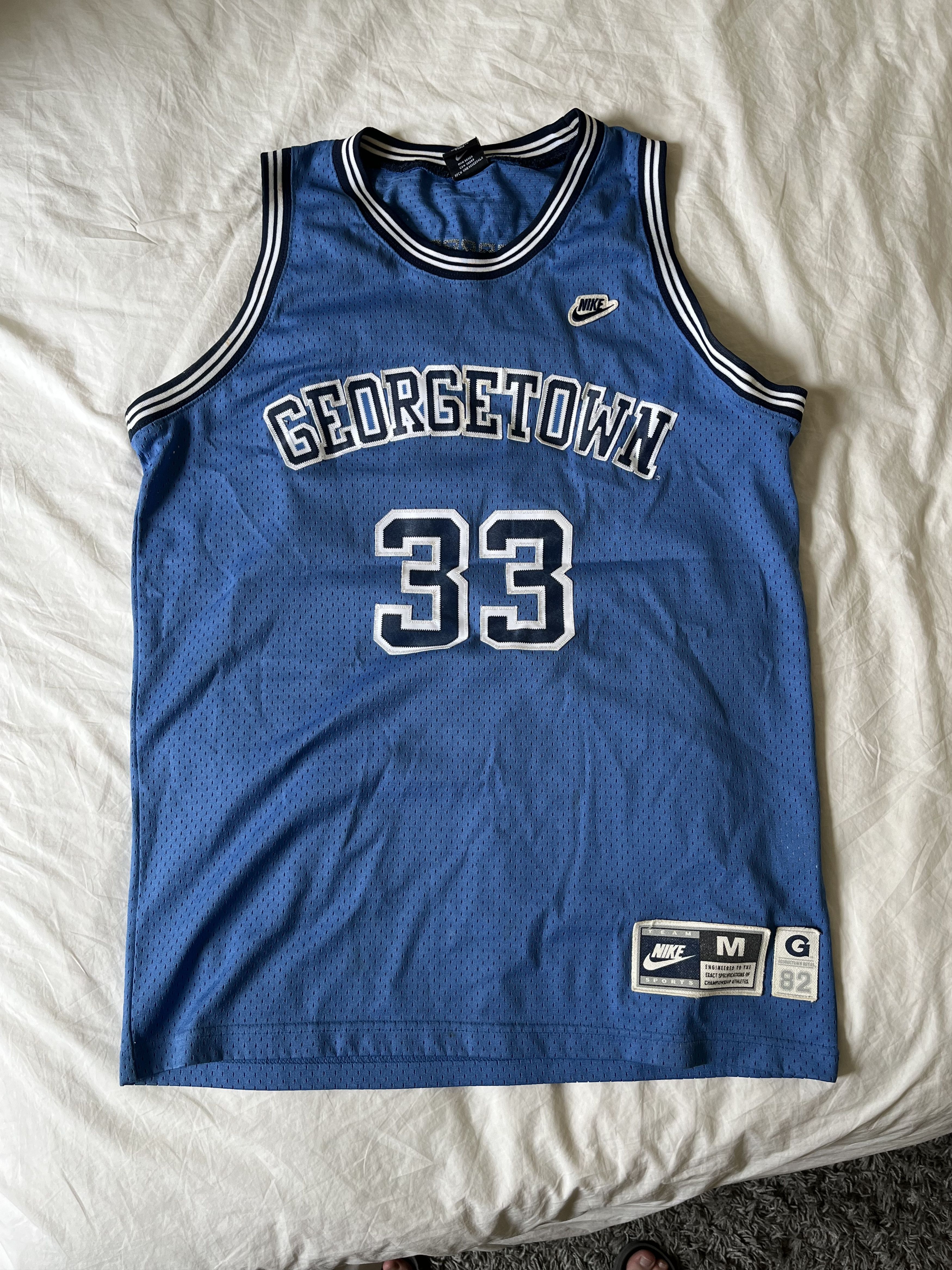Nike Vintage Authentic Patrick Ewing Georgetown Jersey Stitched | Grailed