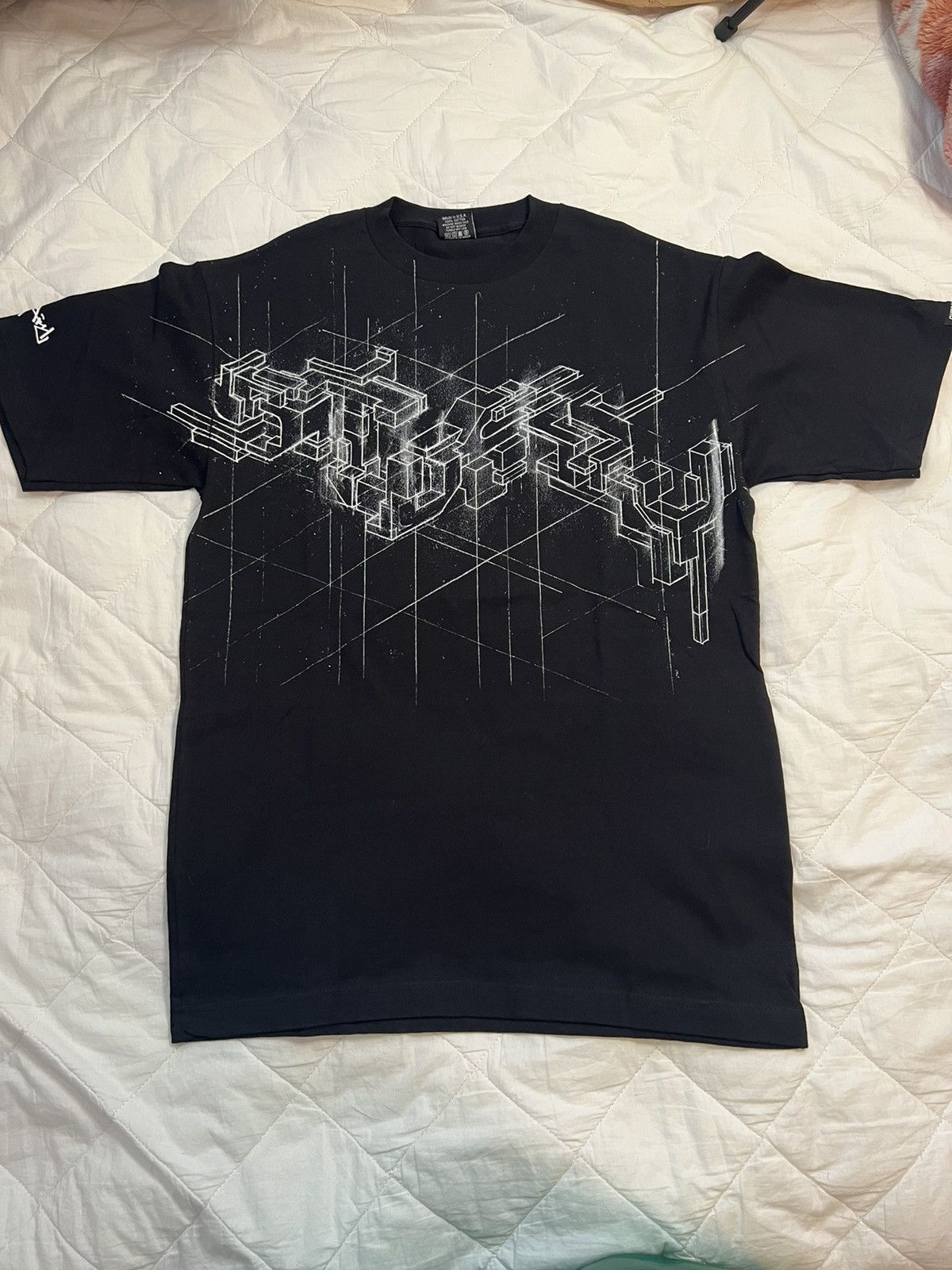 Vintage Vintage Rare Stussy Block Text Custom Made | Grailed