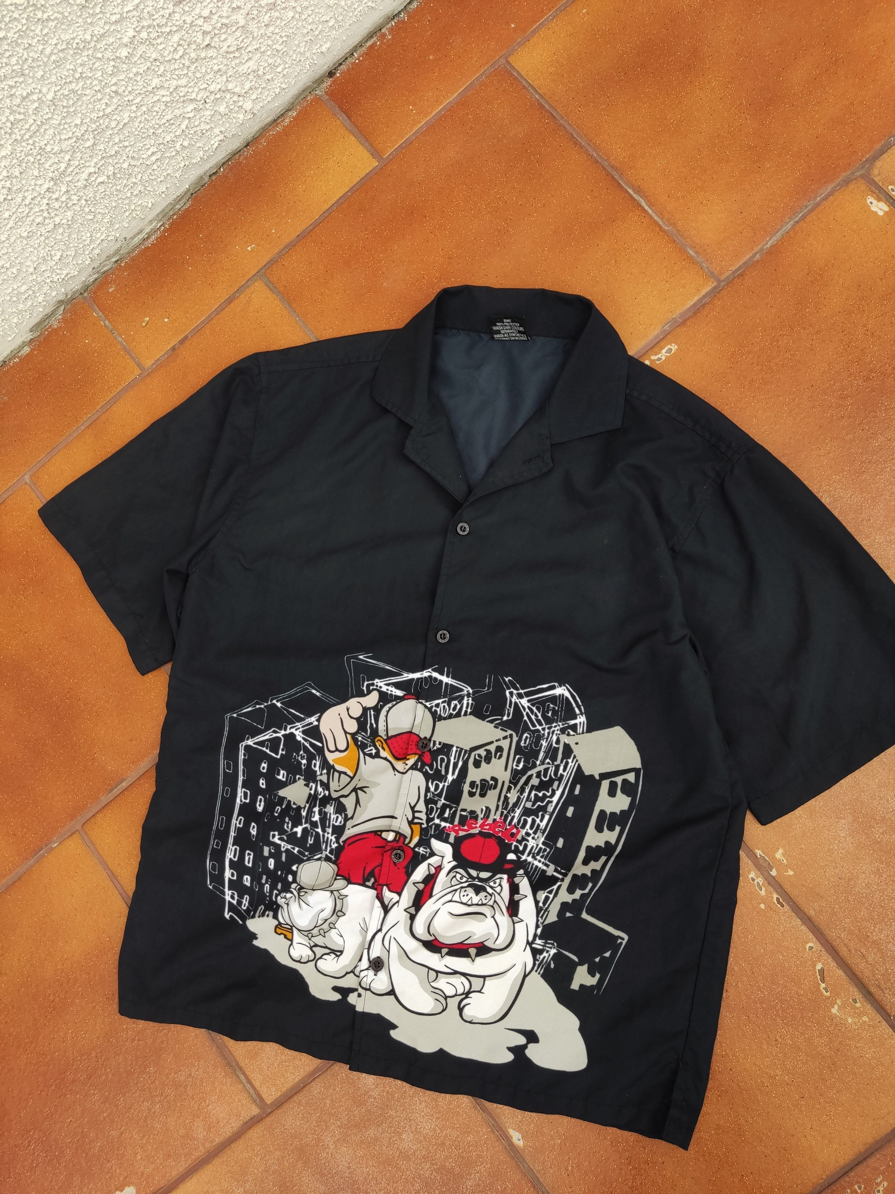 Vintage Vintage Jnco Style Rebel Skate wear Rap Gangsta Button Up | Grailed