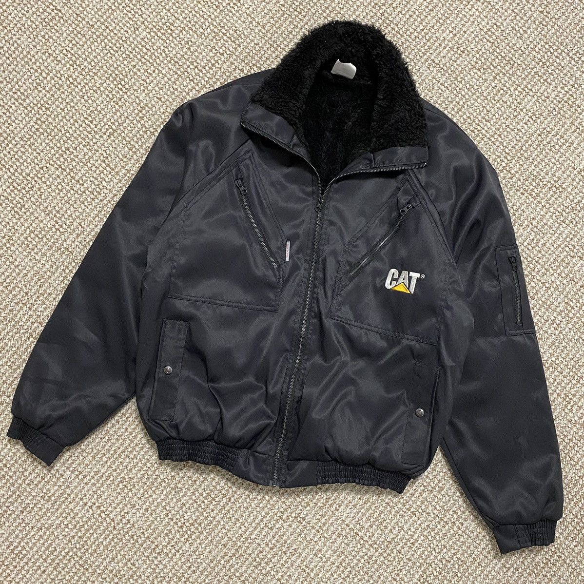 Caterpillar × Streetwear × Vintage Caterpillar vintage works bomber ...