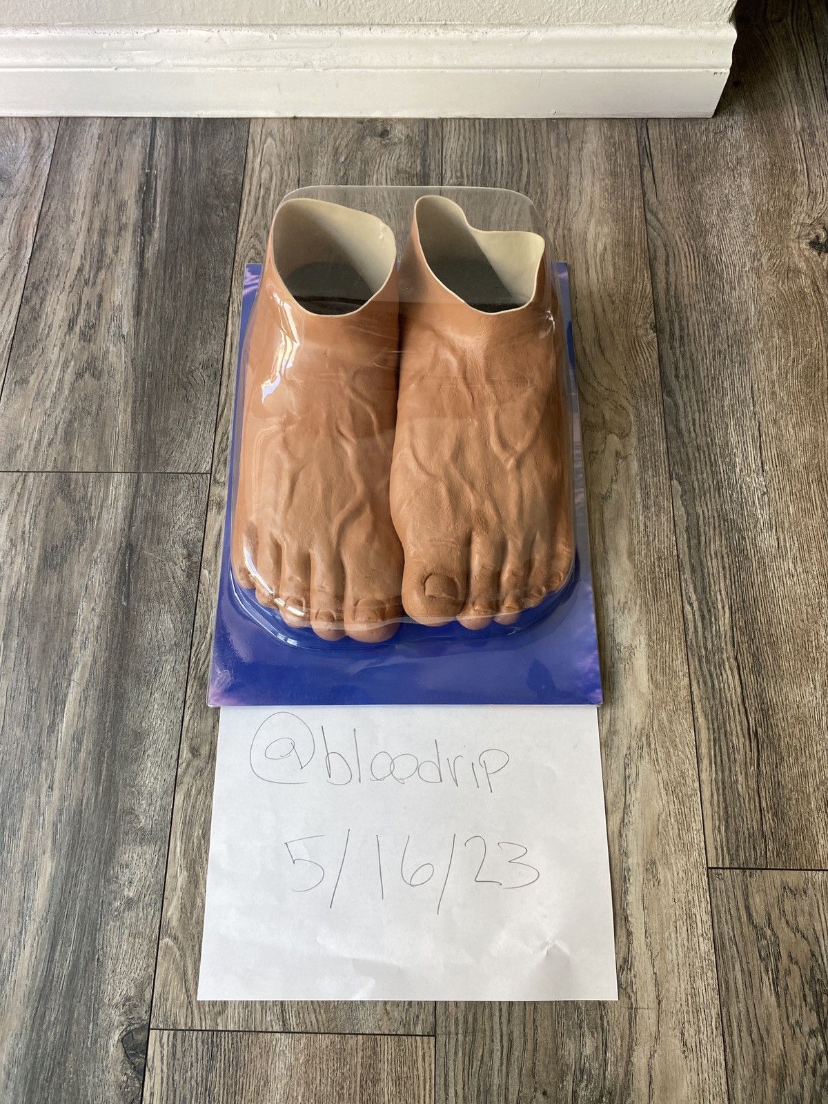 Imran Potato Imran Potato Tan Caveman Slippers (One Size) | Grailed