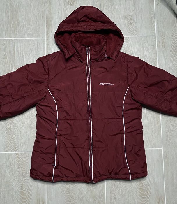 Nike Nike ACG Dark Red Down Puffer Jacket 90s Retro | Grailed