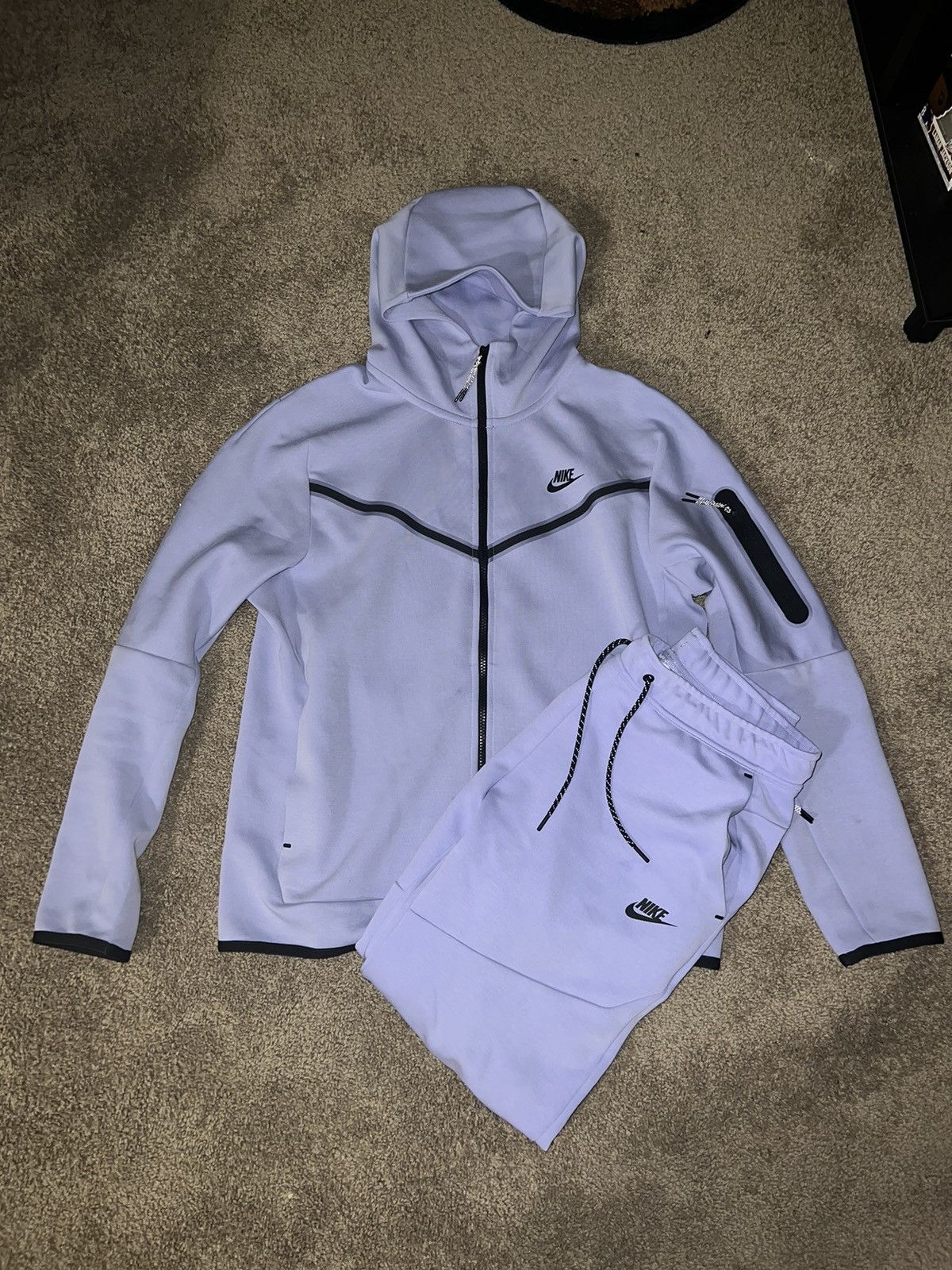 Nike Nike Tech Fleece Purple/Lavender Full Set | Grailed
