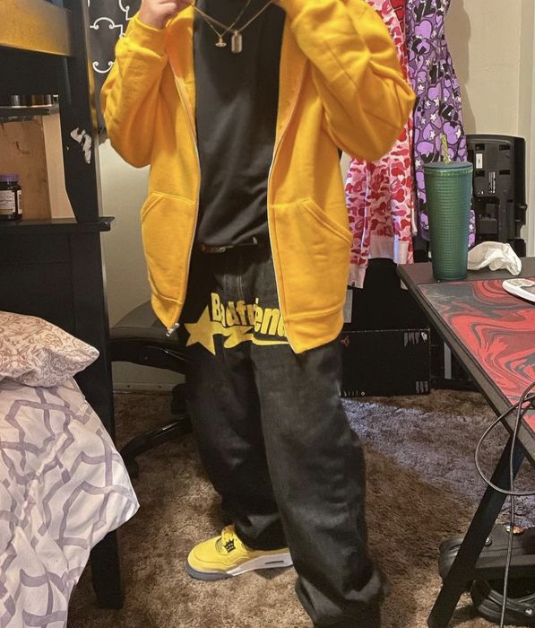 Badfriend Pink / purple star badfriend jeans | Grailed