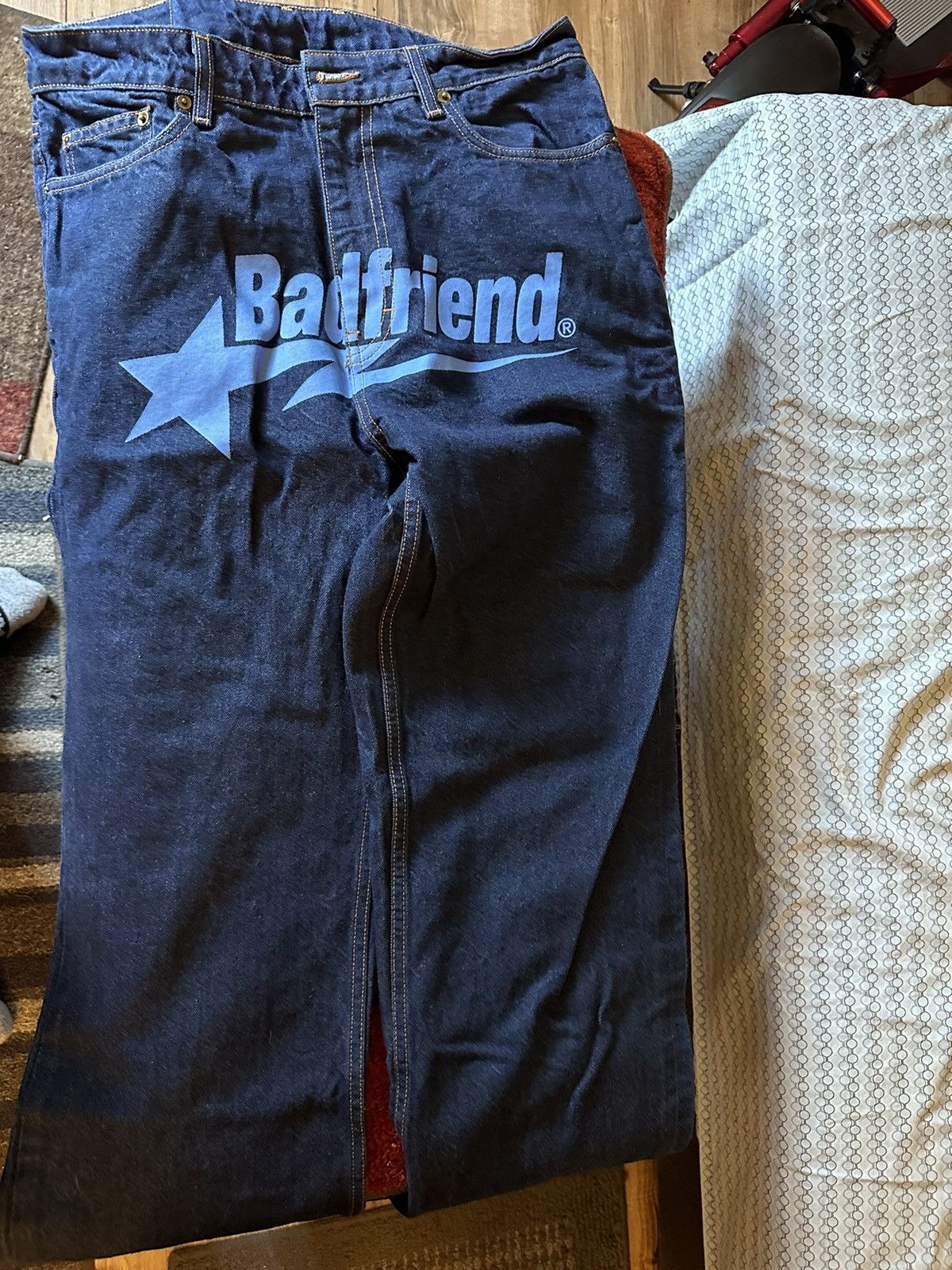 Badfriend Blue star badfriend jeans | Grailed