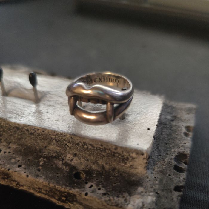 Yohji Yamamoto vampire fangs ring silver 950 N°20 | Grailed
