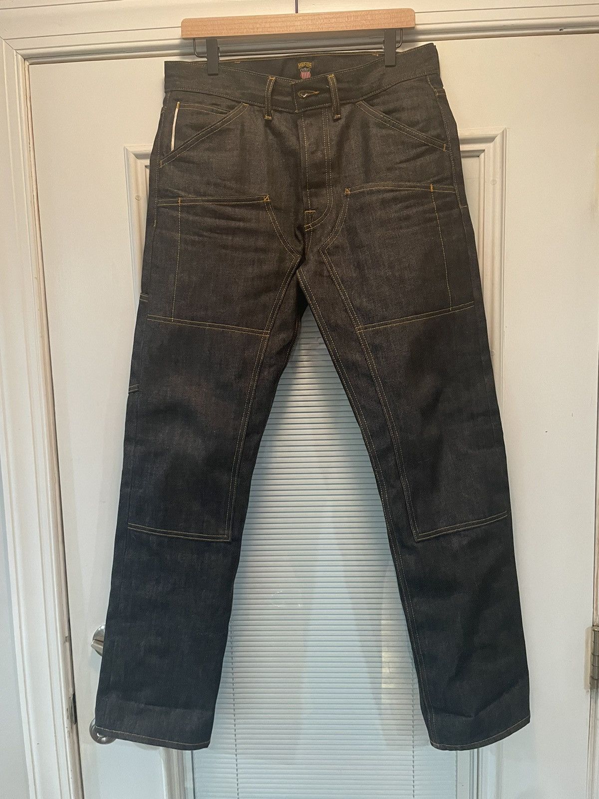 Brave Star Selvage Double knee selvedge denim | Grailed