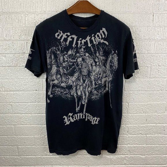 Affliction × Haunted Mound Affliction rampage quinton jackson shirt ...