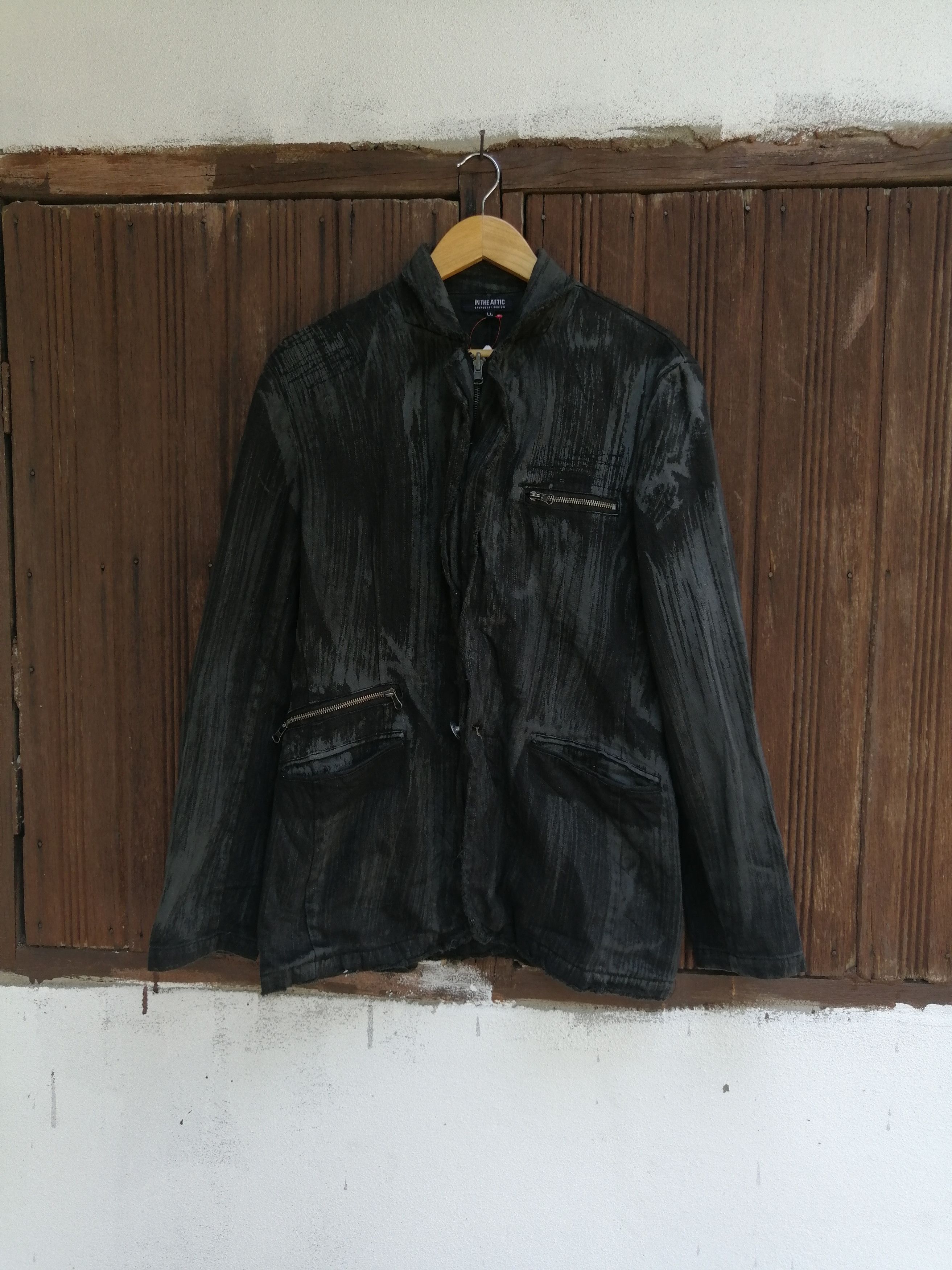 Japanese Brand In The Attic Acid Wash Japanese Punk Brand Jacket | Grailed