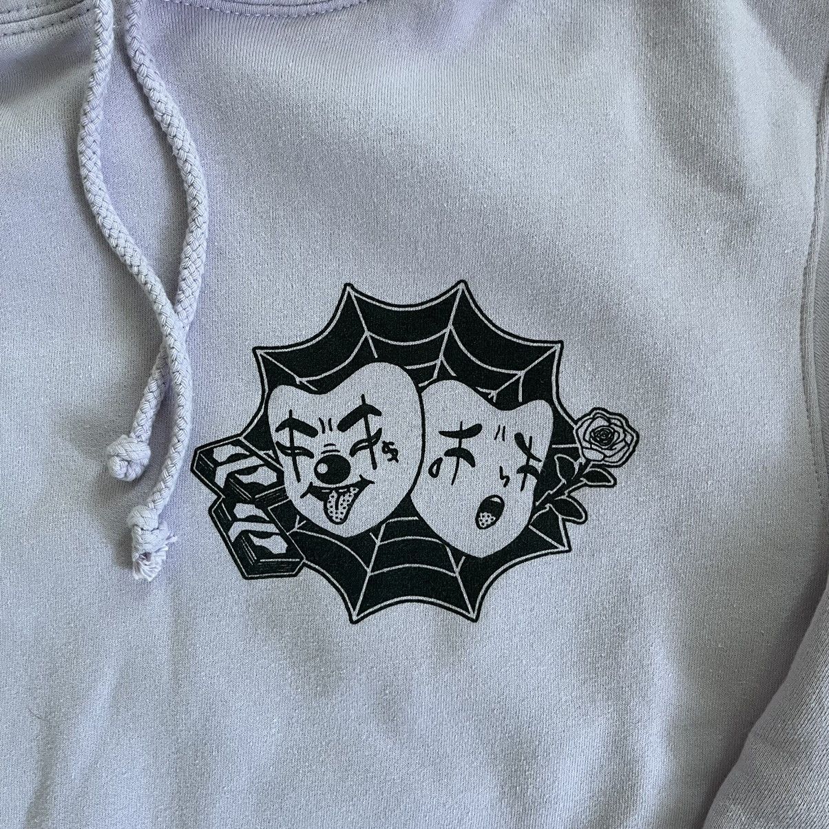 Streetwear Future Fantasy Delight Laugh Now Cry Later Purple Hoodie ...