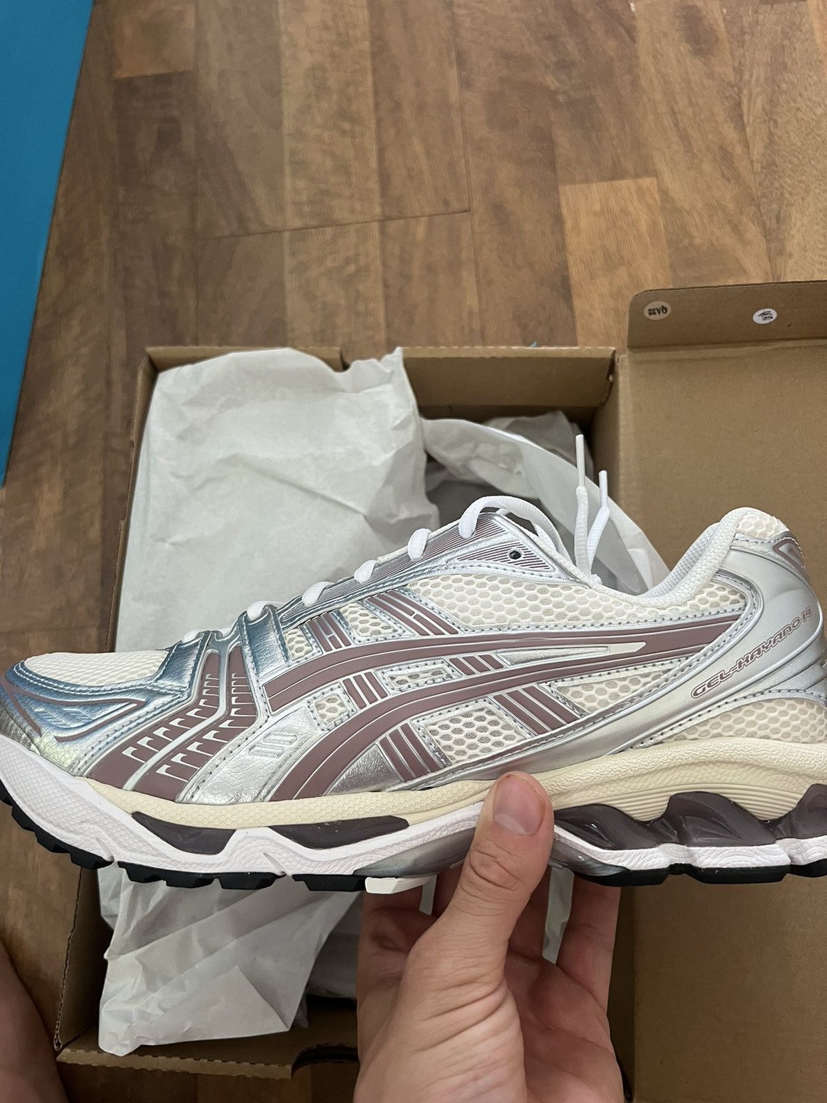 Asics × Kith Gel Kayano 14 x Kith ASICS Cream Antler Size 10 | Grailed