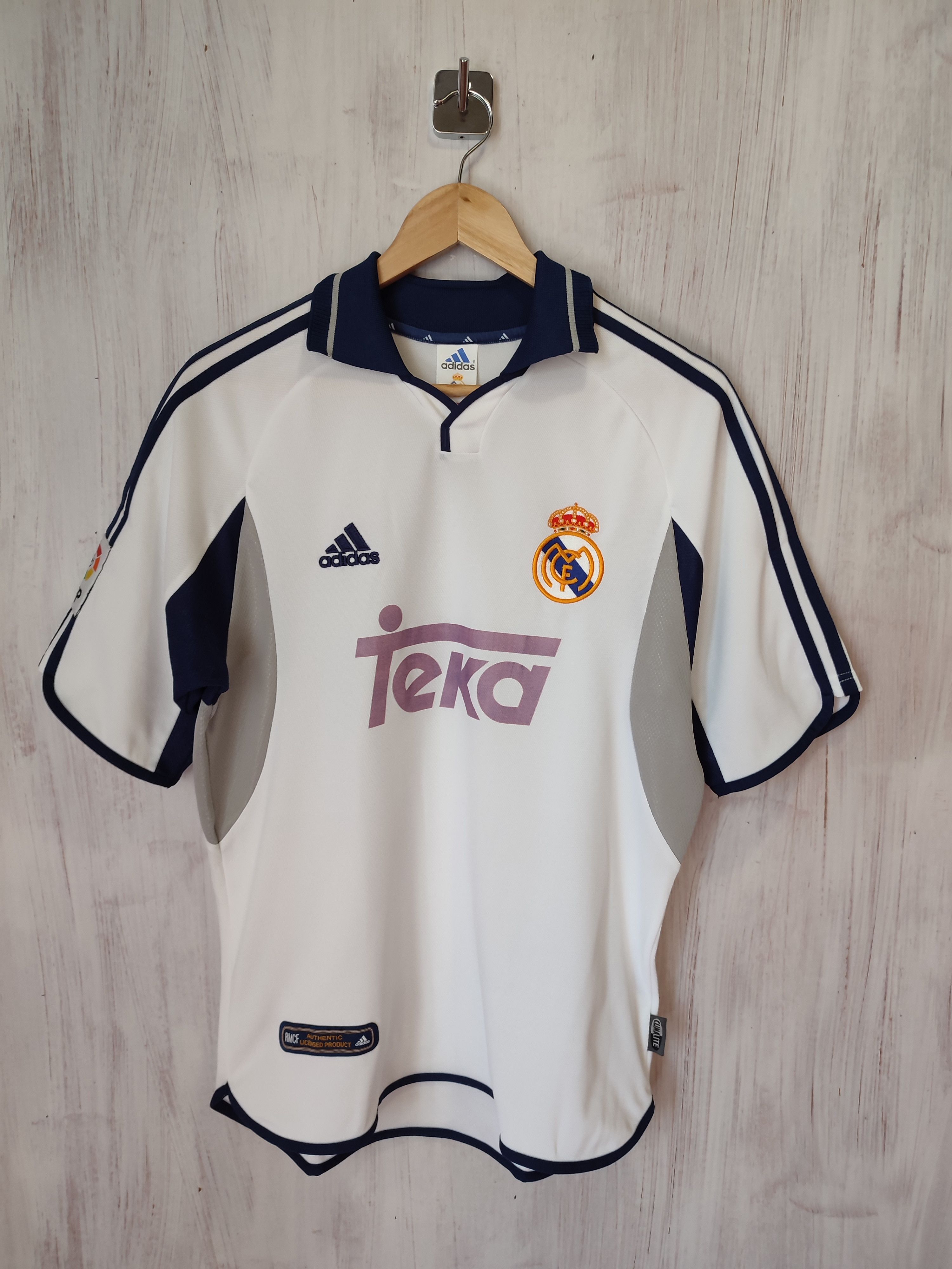 Adidas Real Madrid 2000 2001 home jersey shirt tee kit soccer | Grailed