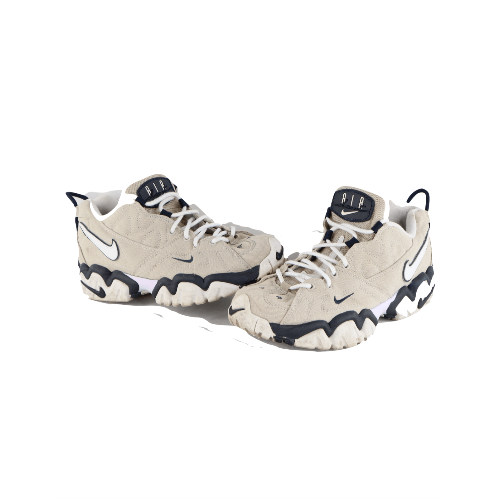 Nike Vintage 90s Nike Air Mini Swoosh Canvas Shoes Khaki | Grailed