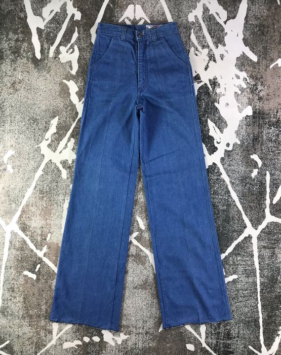 Vintage Vintage UFO Jeans Blue Baggy Flare Denim KJ1627 | Grailed