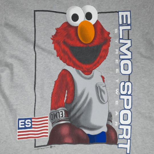 Cartoon Network × Vintage VINTAGE 90'S ELMO PARODY POLO MEMES CARTOON T ...