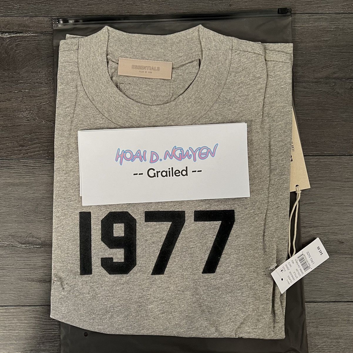 Fear of God Fear Of God Essentials 1977 T-Shirt | Grailed