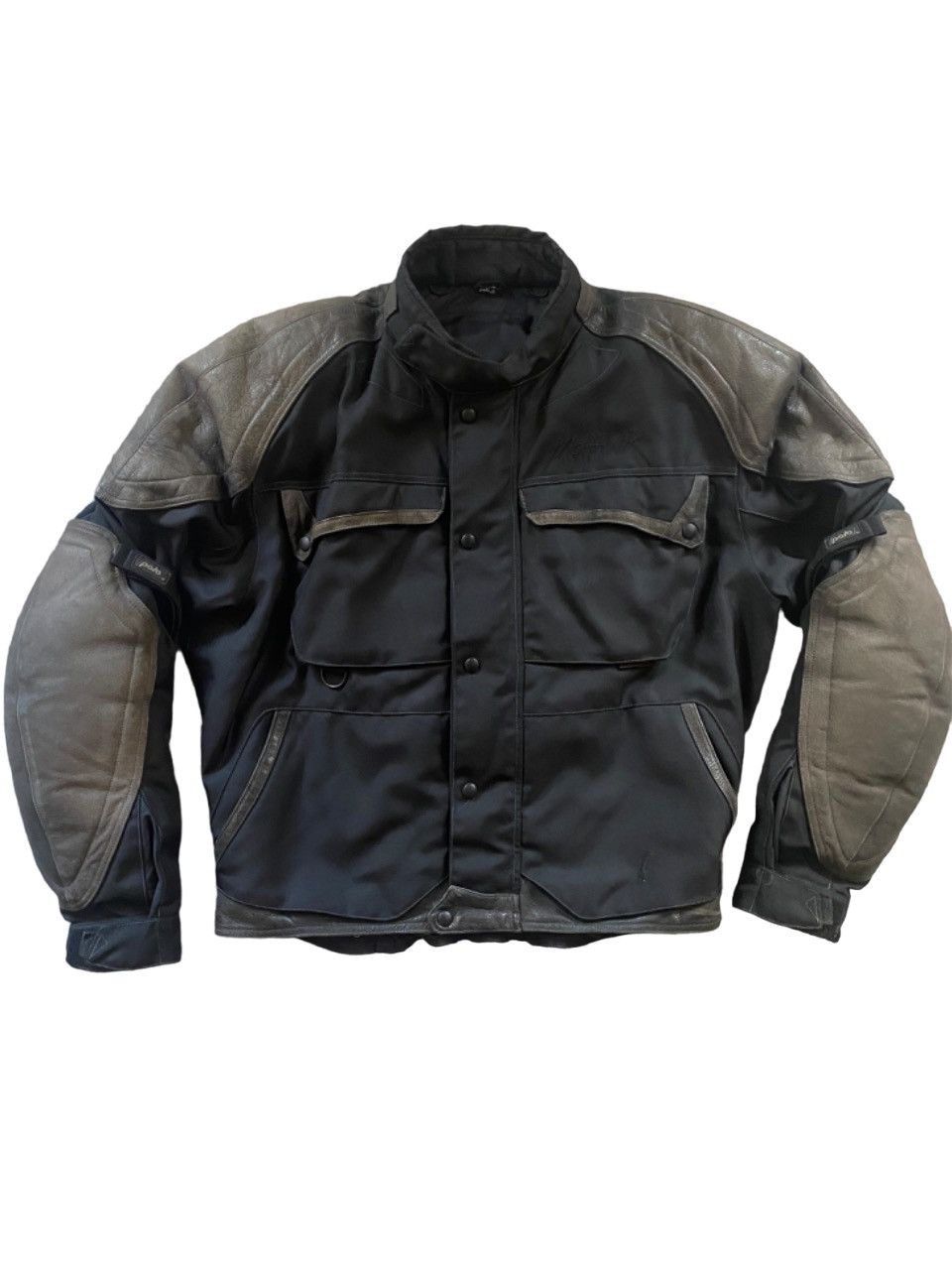 Leather × MOTO × Racing Mohawk Motorjacket By Polo with Protective ...