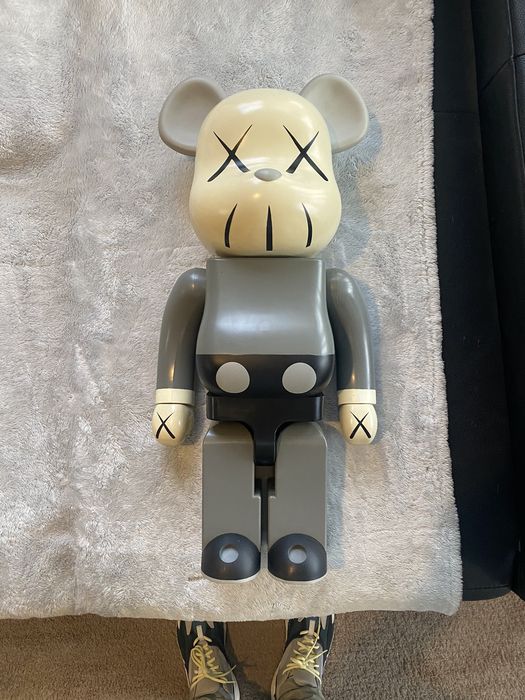 Kaws Kaws Bearbrick 1000% Grey 2002 Holy Grail mono | Grailed