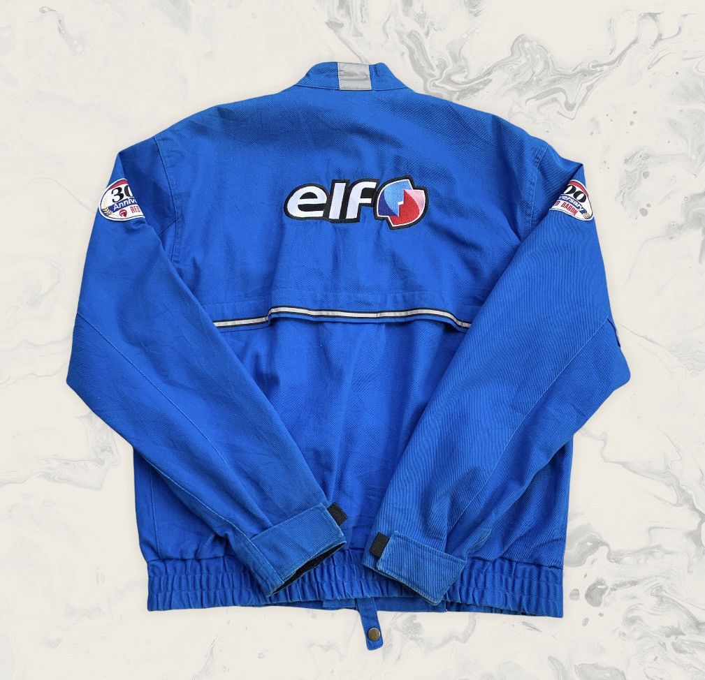 Vintage Rare! ELF 300 Anniversary Red Baron Motorcycle Racing Jacket ...